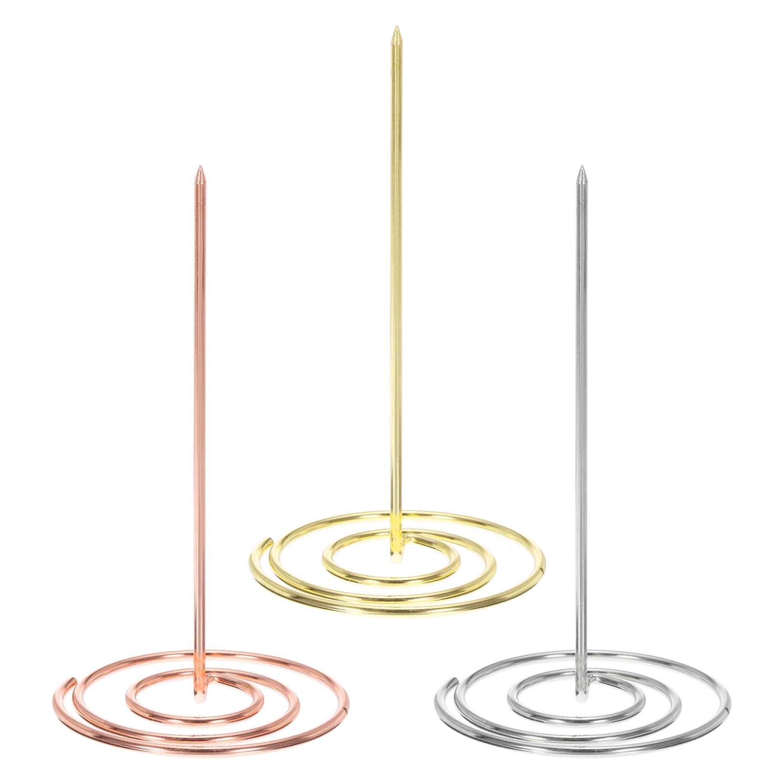 Uxcell Desk Paper Receipt Holder Spike Restaurant Invoice Bill Ticket ...