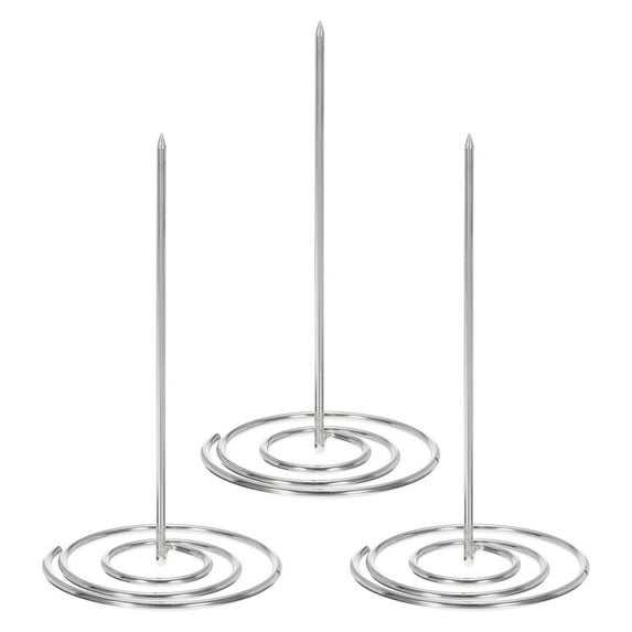 Uxcell Desk Paper Receipt Holder Spike Restaurant Invoice Bill Ticket ...
