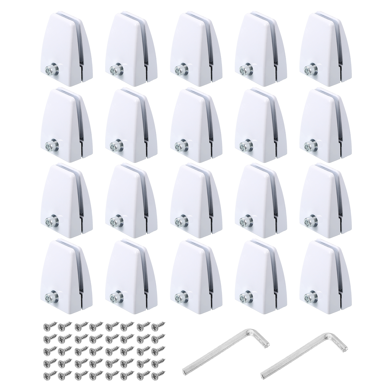 Uxcell Desk Partition Clips for 2-18mm Thick Partition Guard Bracket ...