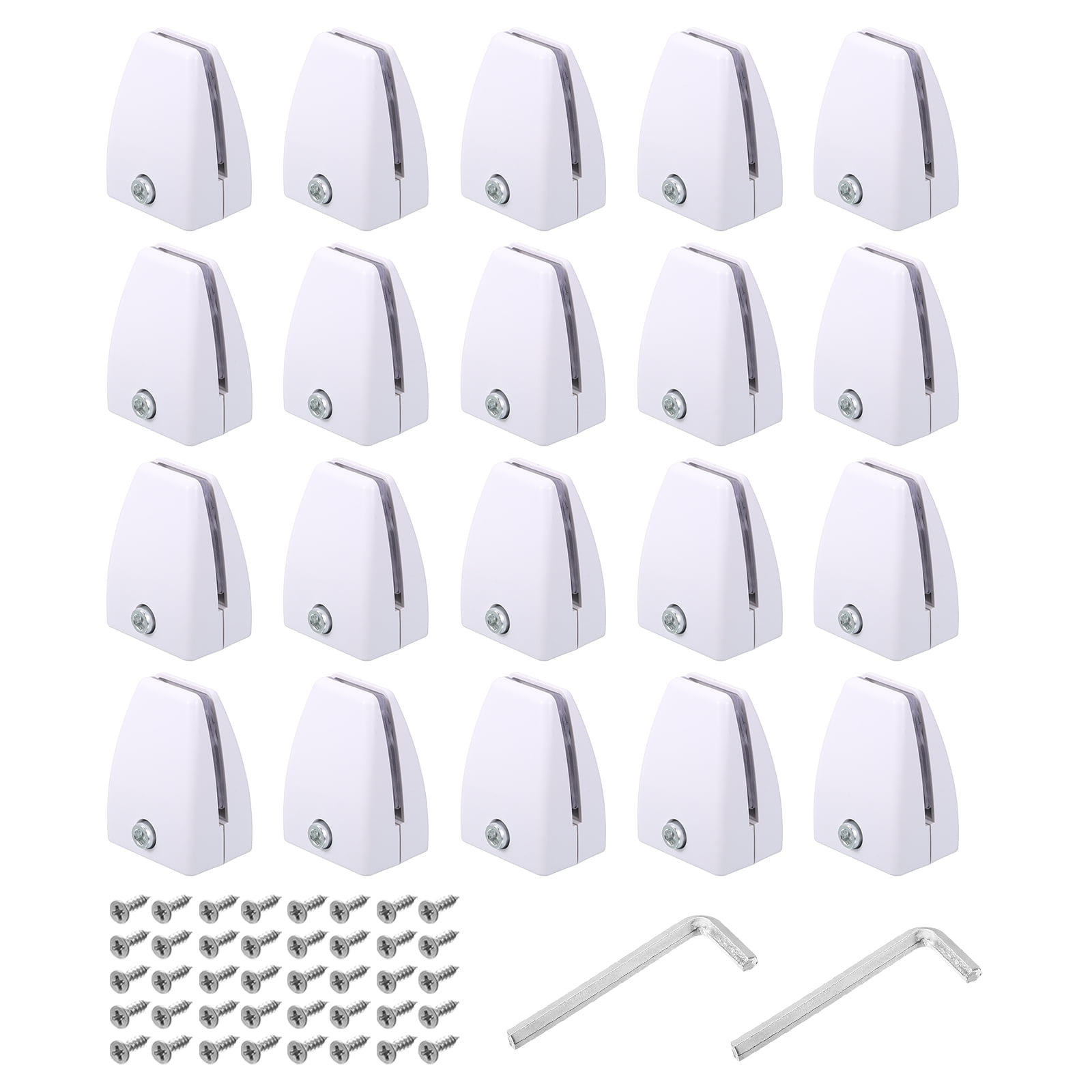 Uxcell Desk Partition Clips for 2-18mm Thick Partition Guard Bracket ...