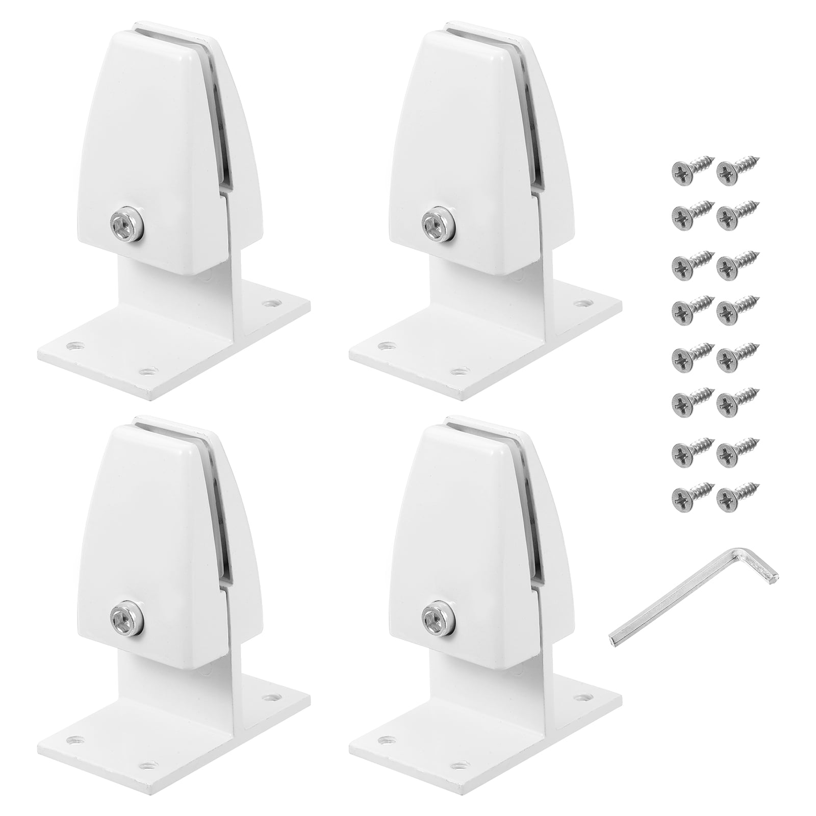 Uxcell Desk Partition Clips for 2-24mm Thick Partition Guard Bracket ...