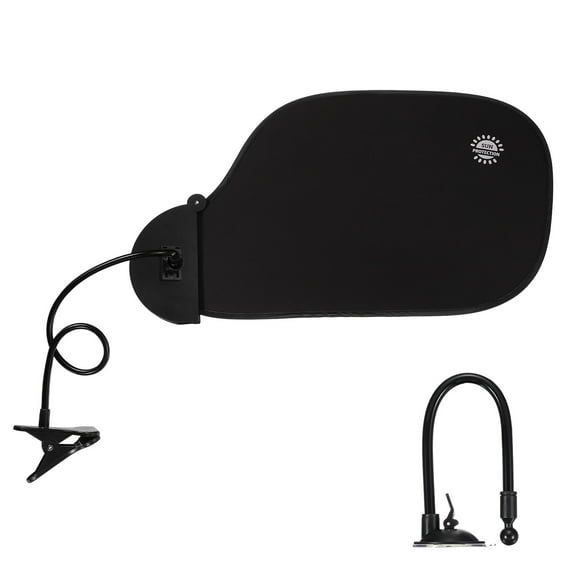 Uxcell Desk Shade, 22.8" Adjustable Cubicle Shade with Suction Cup and ...