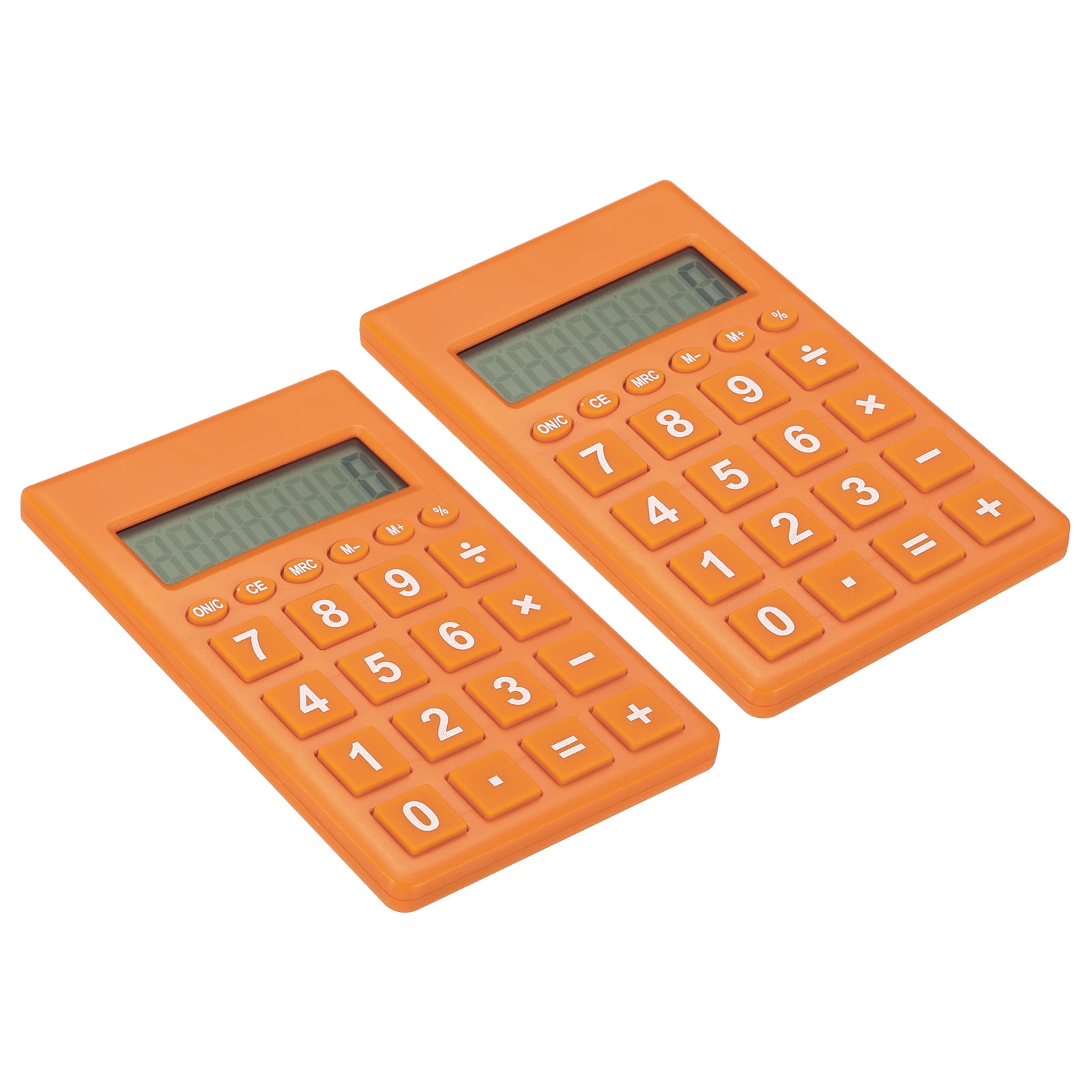 Uxcell Desktop Calculator, 2 Pack 8 Digit LCD Display Portable Desk ...