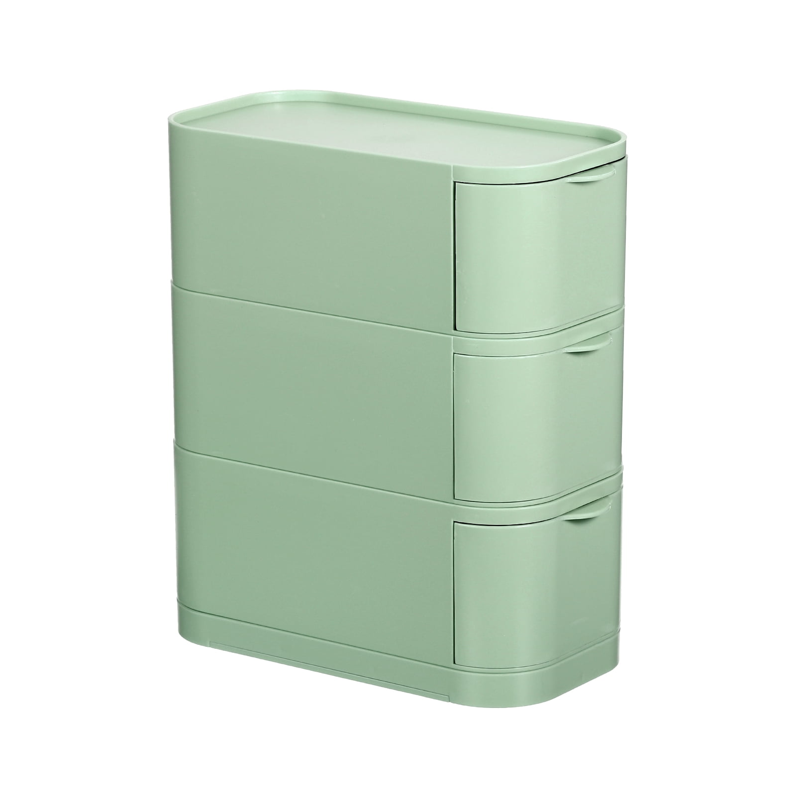 Uxcell Desktop Drawers Plastic Storage Stationery Desk Organizer, Green ...