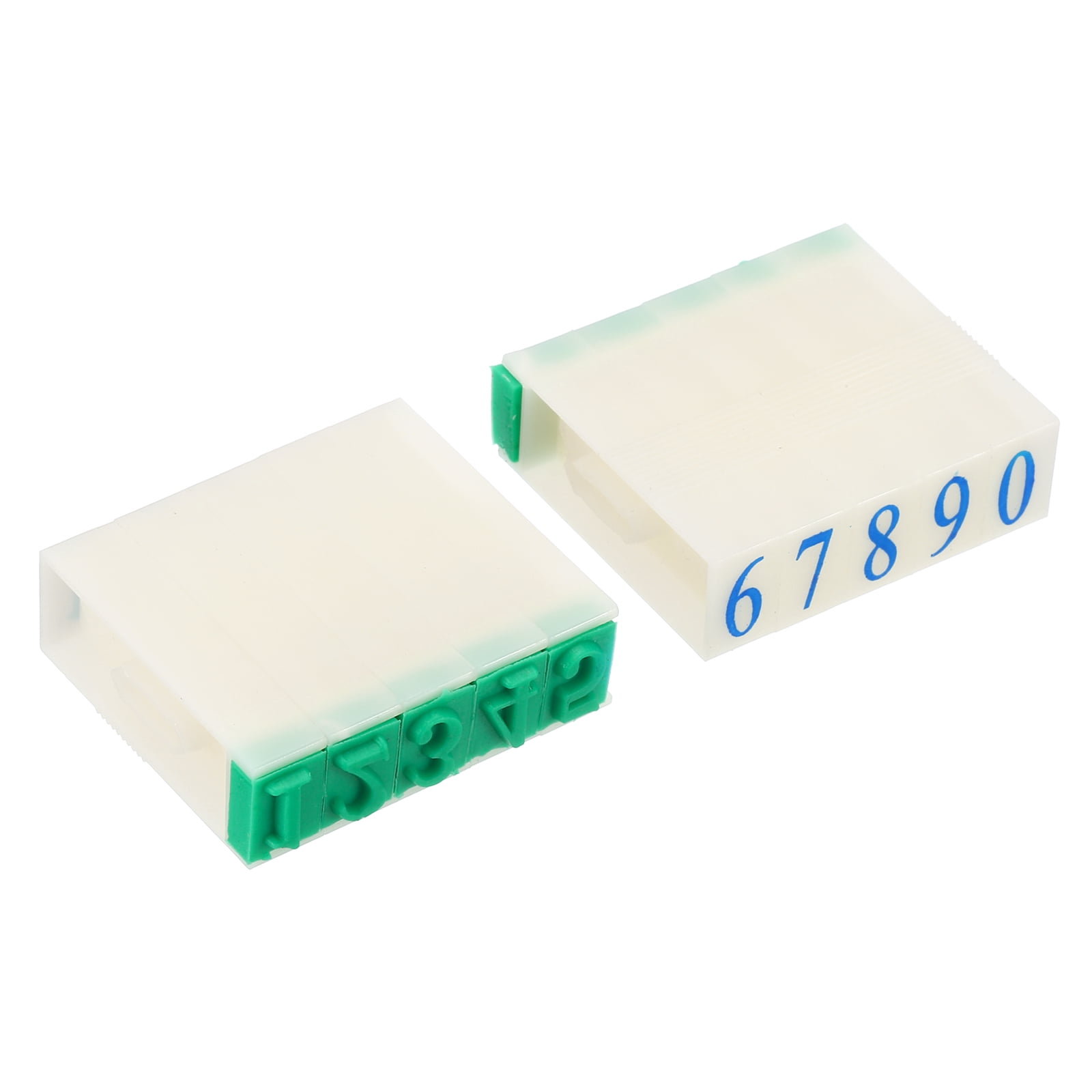 Uxcell Detachable Number Stamps Numeral 0-9 Number Stamp Combination ...