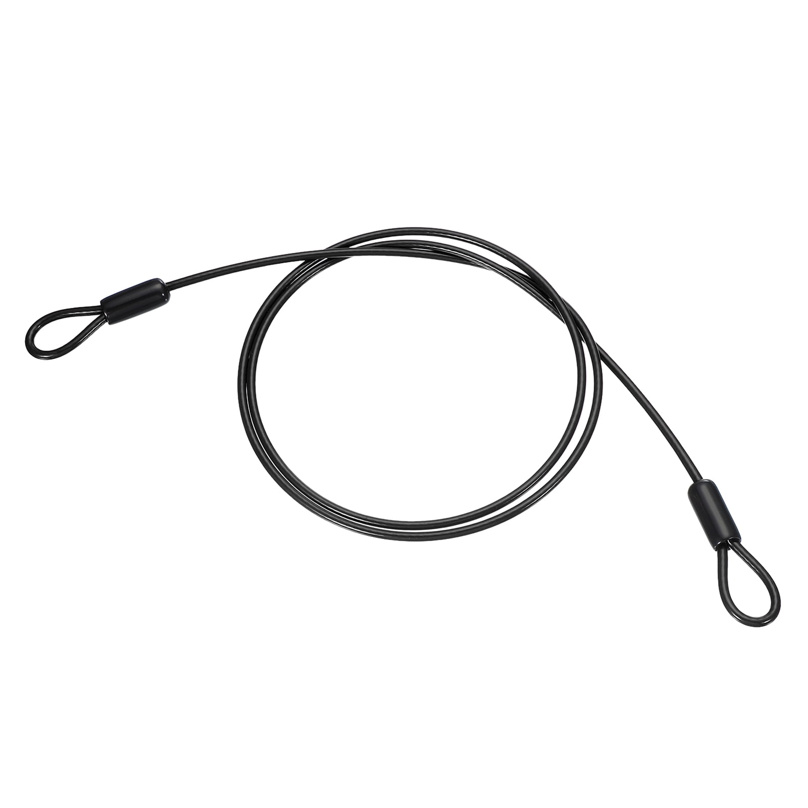 Uxcell Dia Vinyl Coated Stainless Steel Cable with Loop, Flexible Wire ...