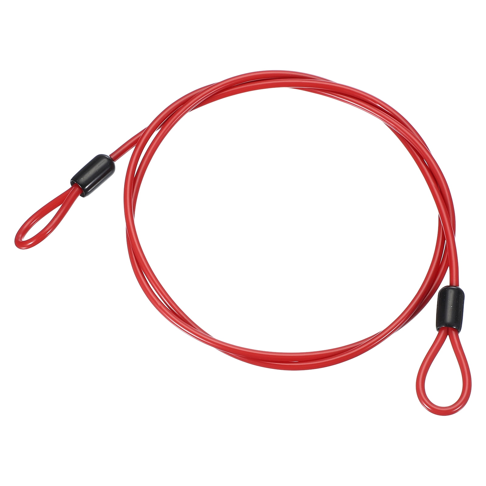Uxcell Dia Vinyl Coated Stainless Steel Cable with Loop, Flexible Wire ...