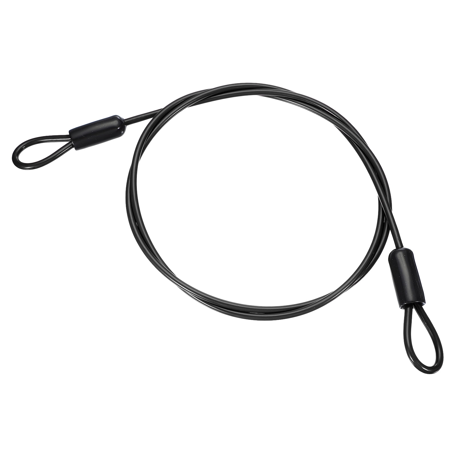 Uxcell Dia Vinyl Coated Stainless Steel Cable with Loop, Flexible Wire ...