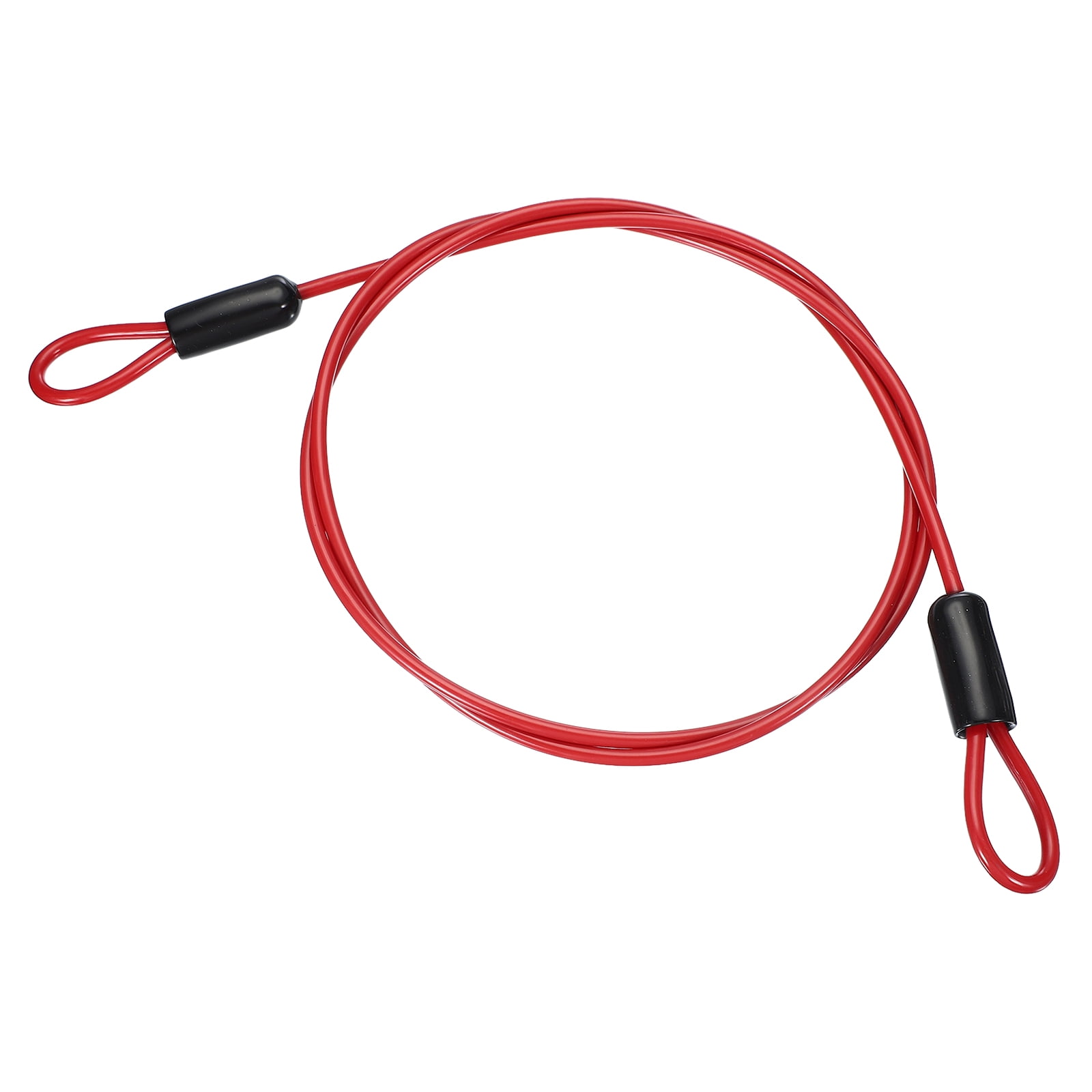 Uxcell Dia Vinyl Coated Stainless Steel Cable with Loop, Flexible Wire ...