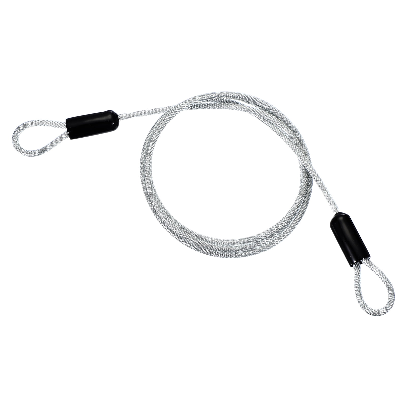 Uxcell Dia Vinyl Coated Stainless Steel Cable with Loop, Flexible Wire ...