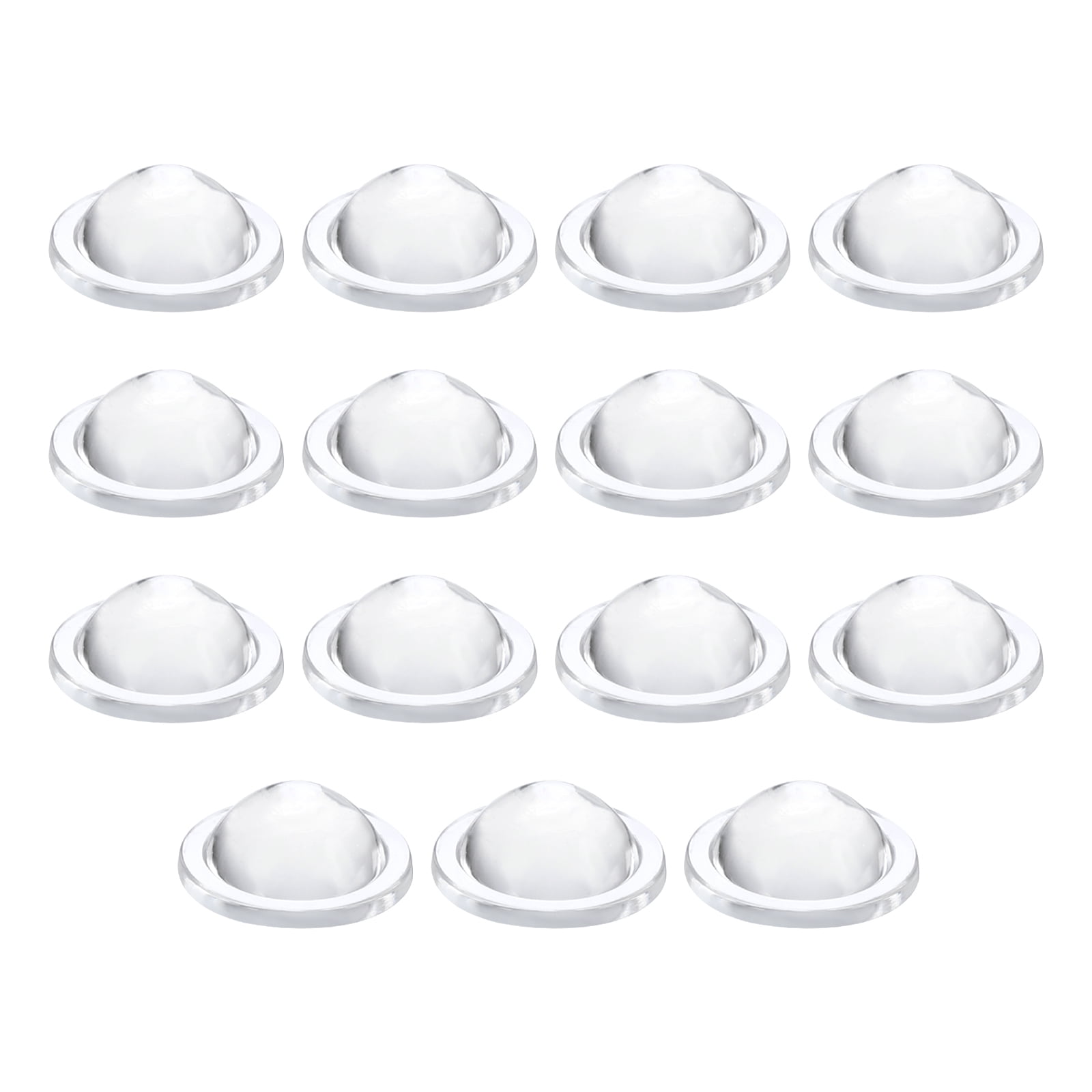 Uxcell Diameter 10.5mm Flat Convex Lens, 15 Pcs Height 4mm PMMA Acrylic ...