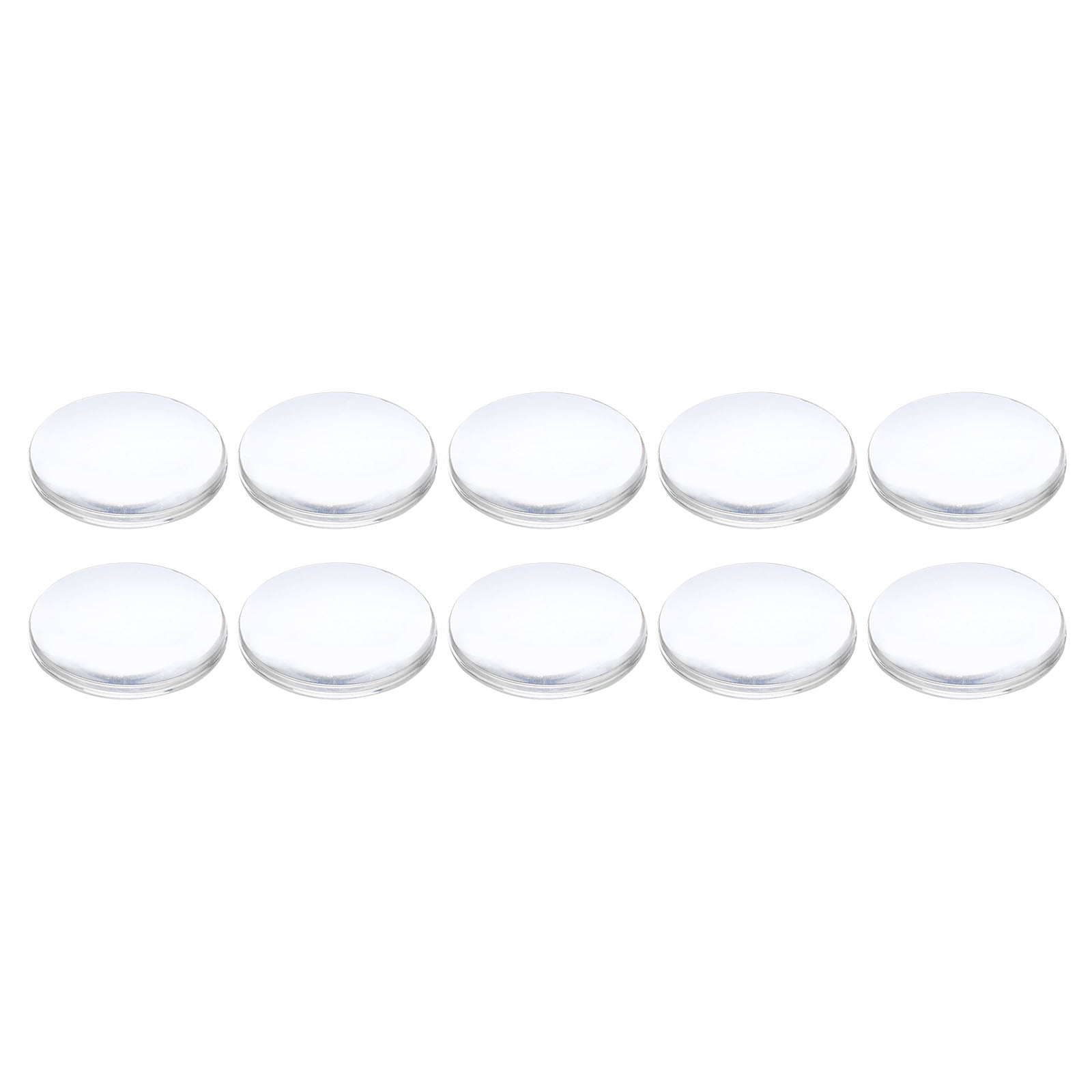 Uxcell Diameter 25.5mm High 5.5mm PMMA Flat Convex Lens LED Flashlight ...