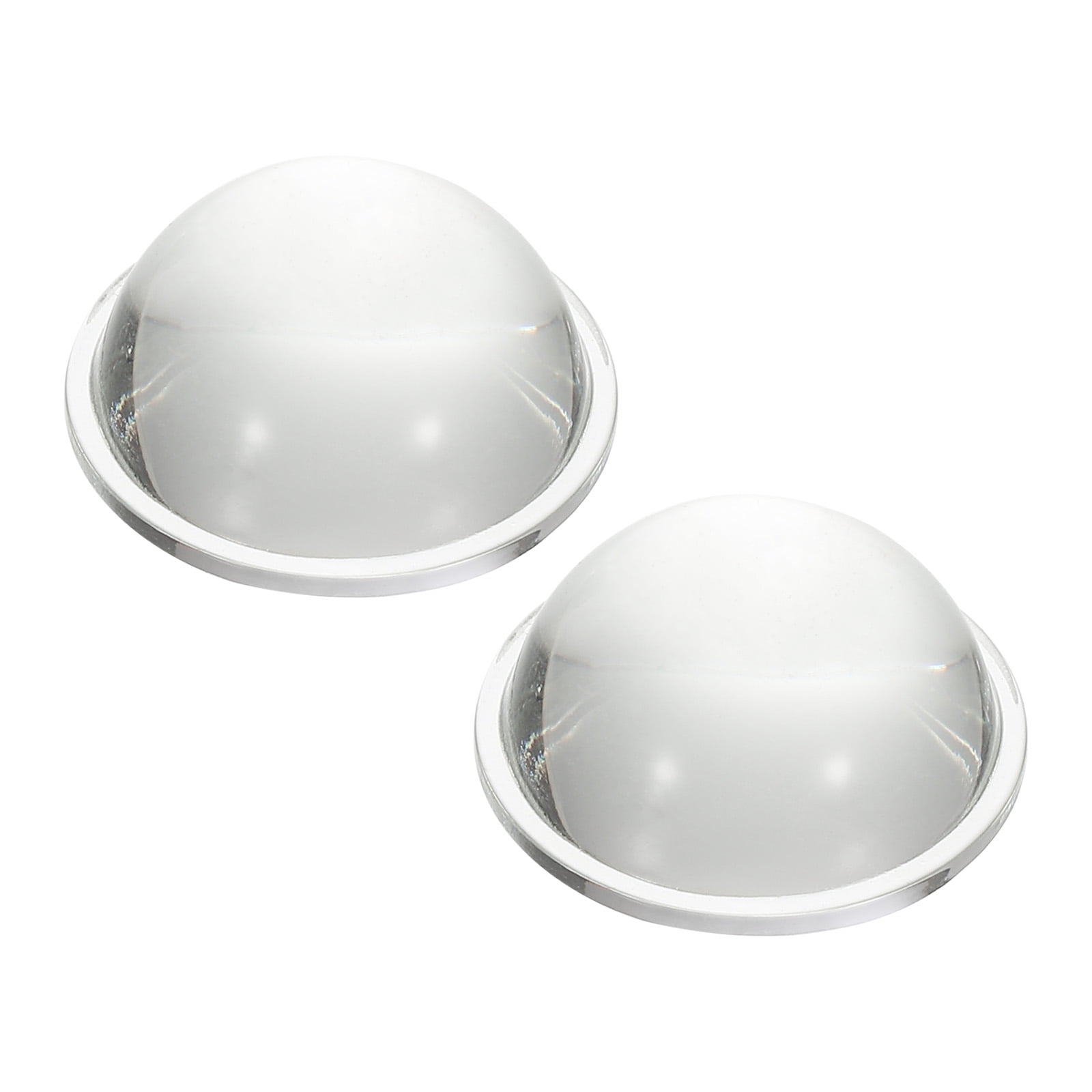 Uxcell Diameter 30mm Flat Convex Lens, 2 Pcs Height 14mm High ...