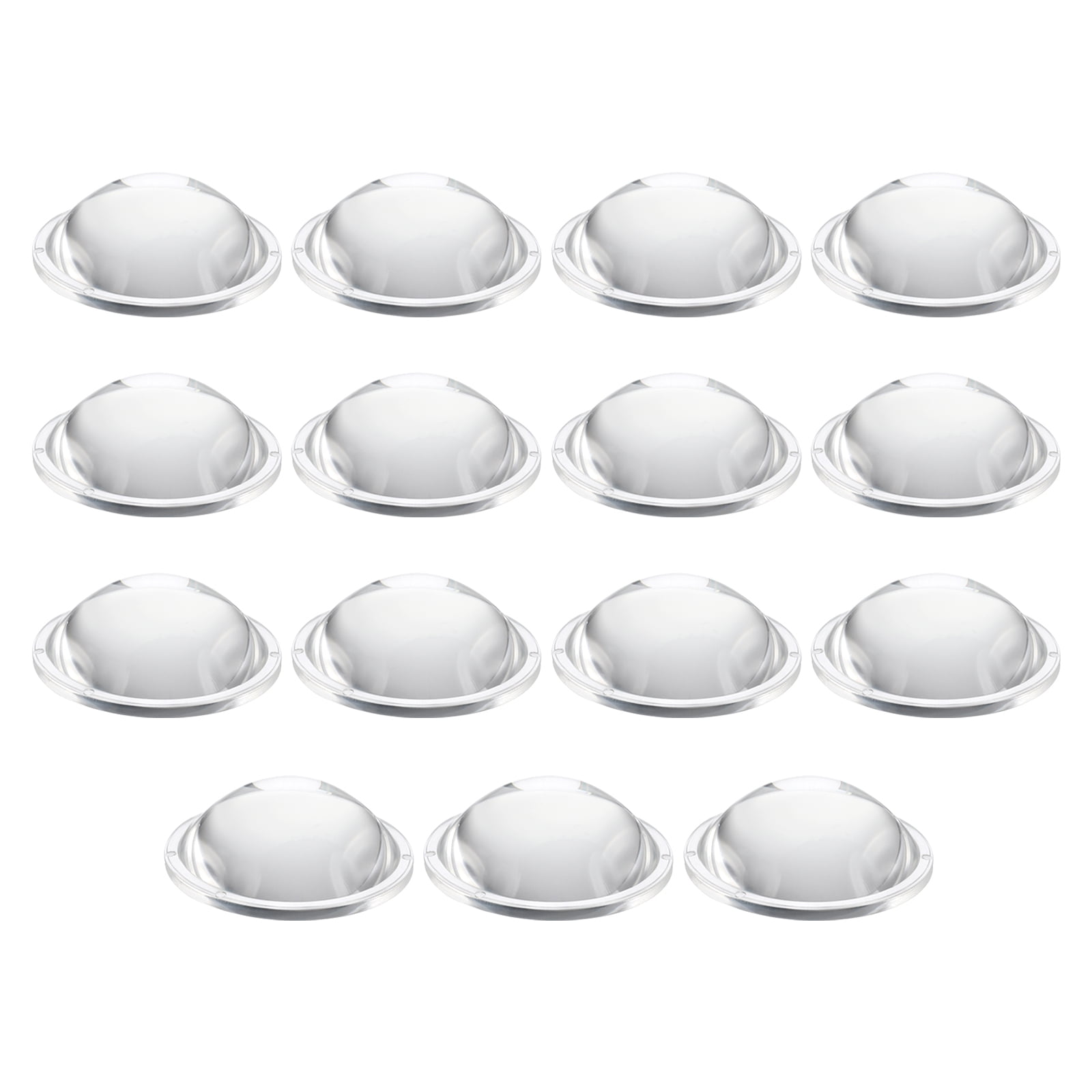 Uxcell Diameter 34mm Flat Convex Lens, 15 Pcs Height 14mm PMMA Acrylic ...