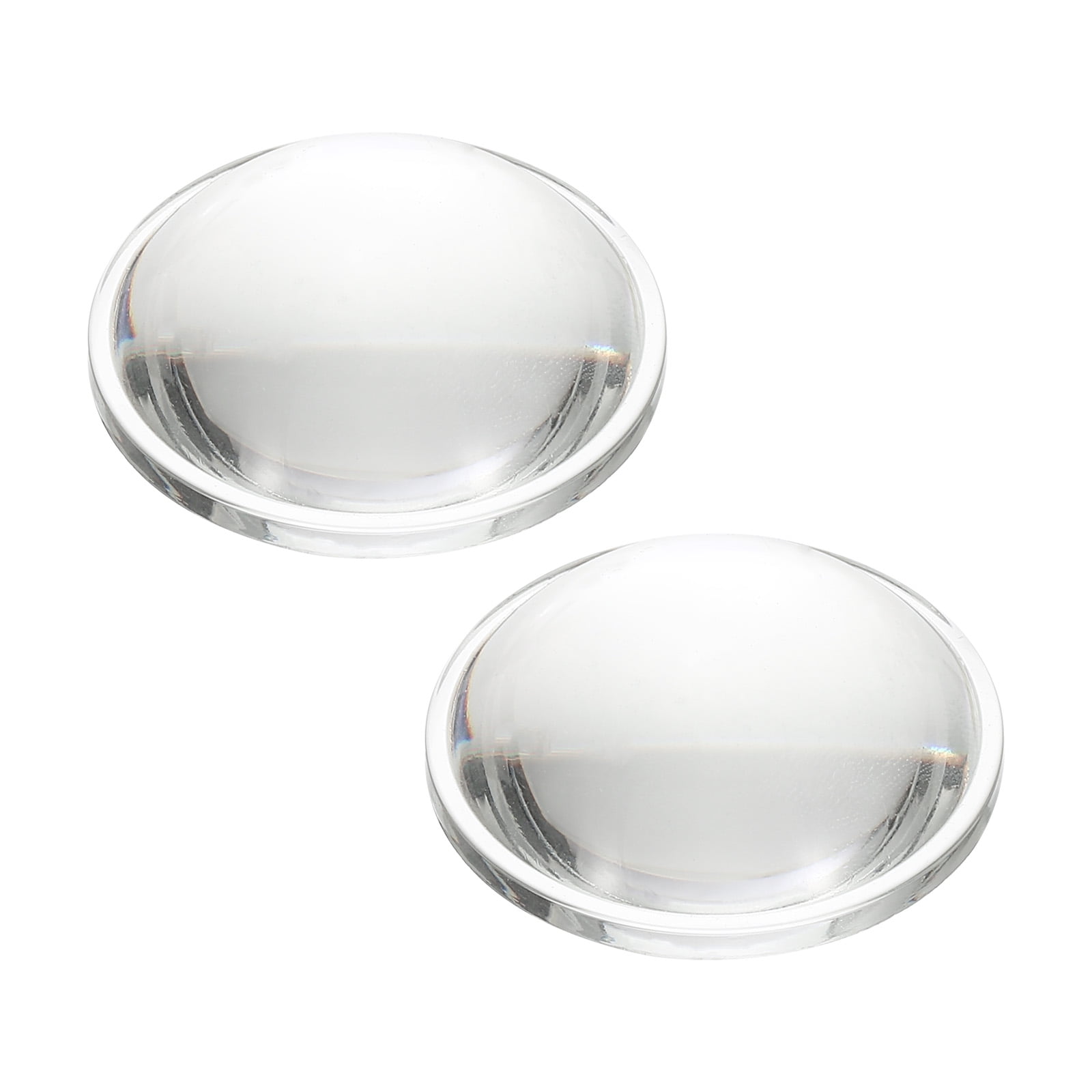 Uxcell Diameter 43.5mm Flat Convex Lens, 2 Pcs Height 17mm High ...