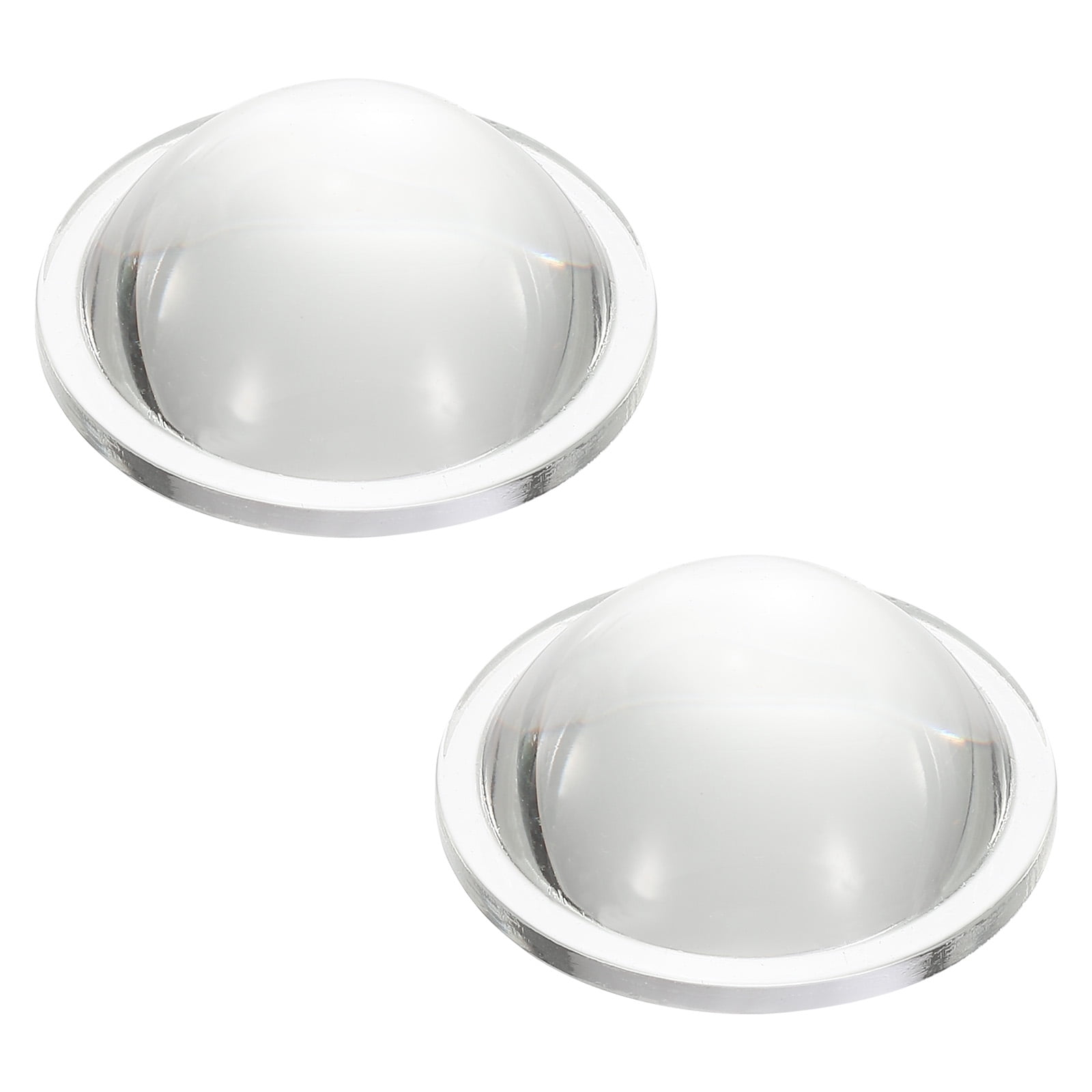 Uxcell Diameter 44mm Flat Convex Lens, 2 Pcs Height 19mm High ...