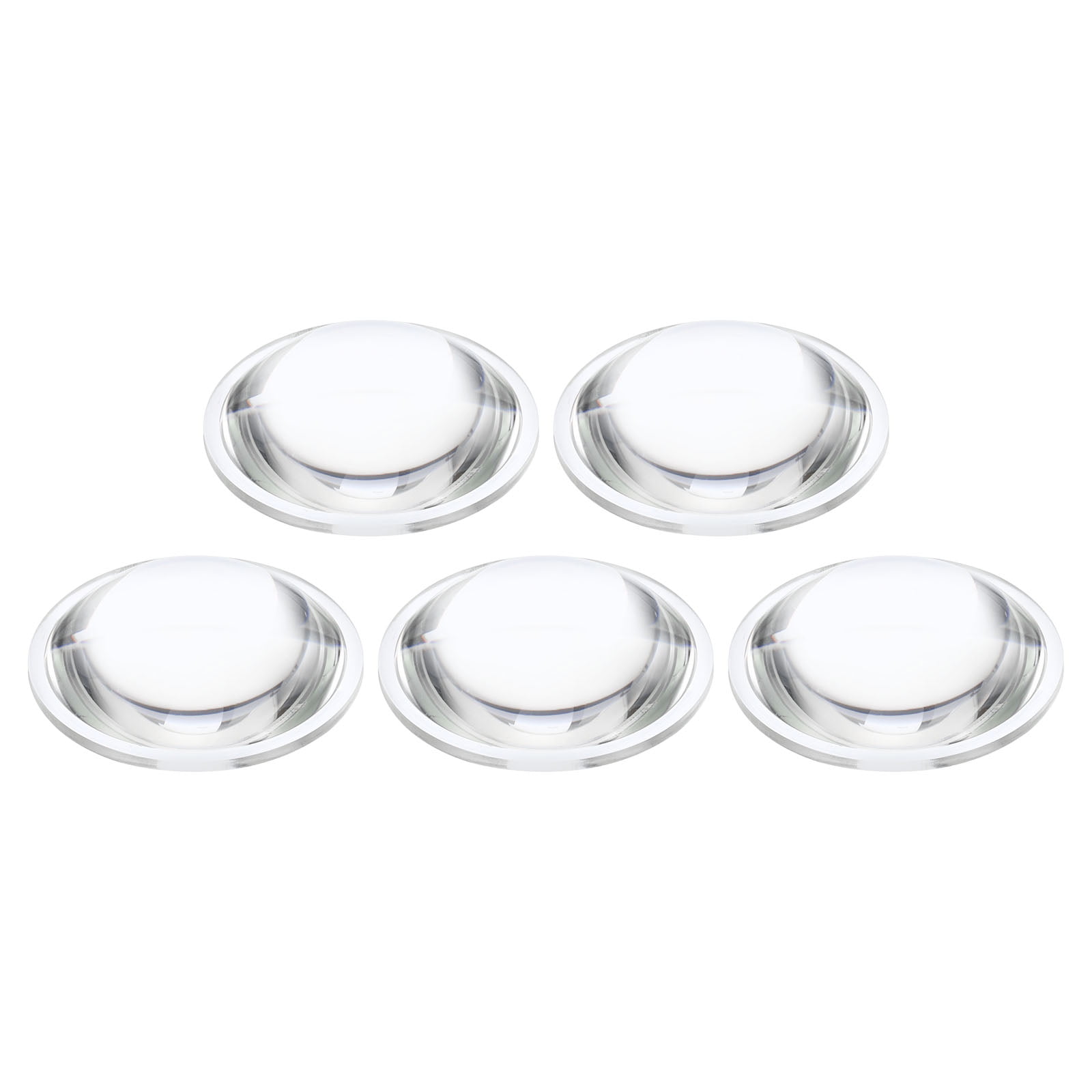 Uxcell Diameter 50mm High 15mm PMMA Flat Convex Lens LED Flashlight ...