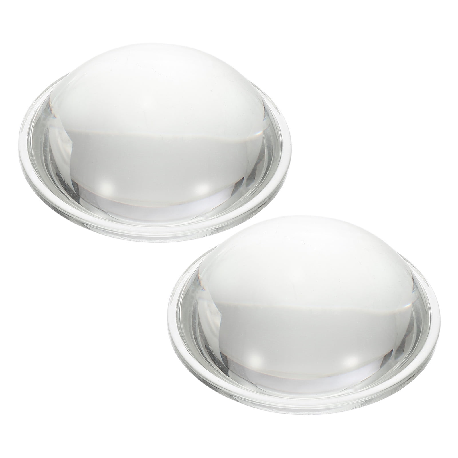 Uxcell Diameter 63.8mm Flat Convex Lens, 2 Pcs Height 22mm High ...