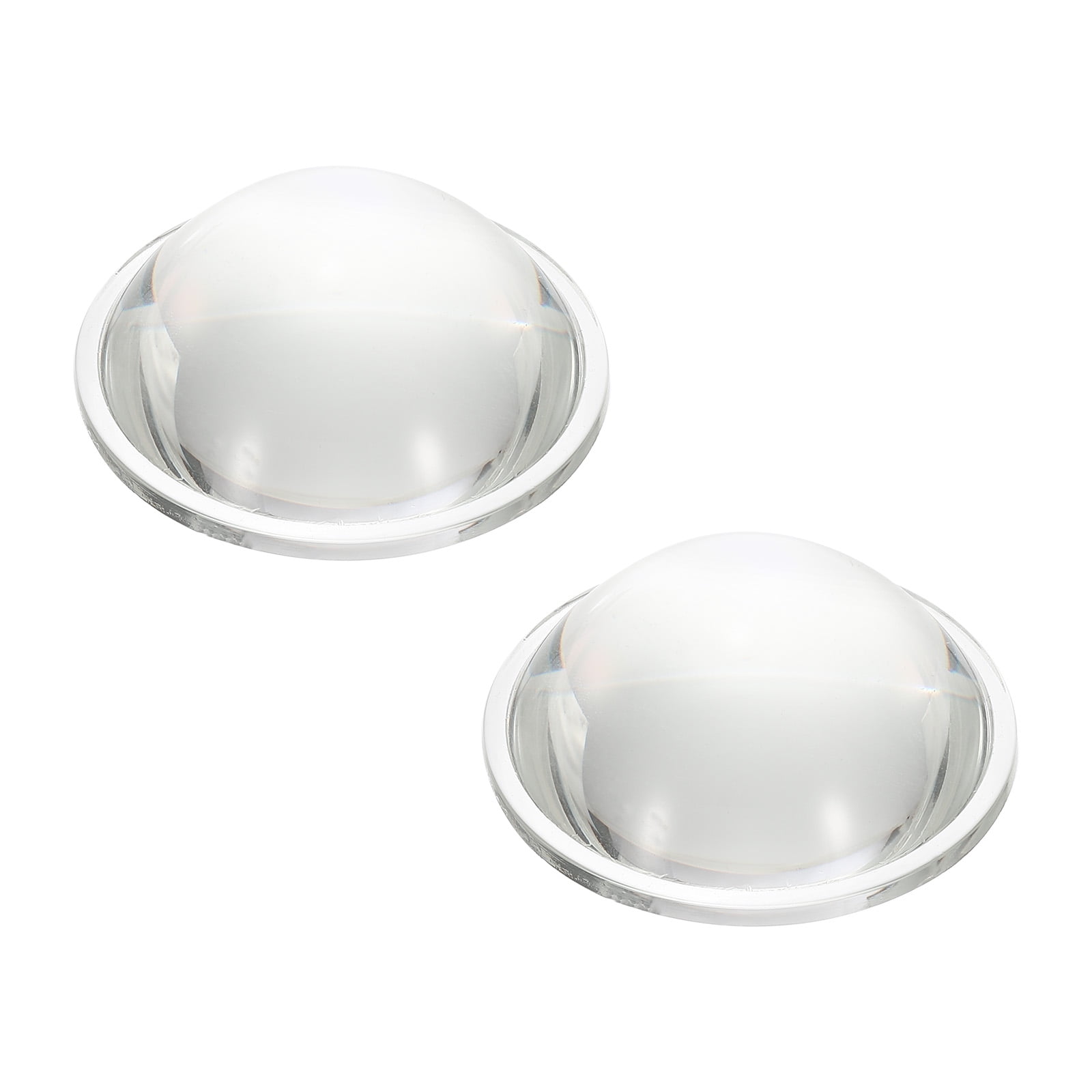 Uxcell Diameter 64mm Flat Convex Lens, 2 Pcs Height 25mm High ...