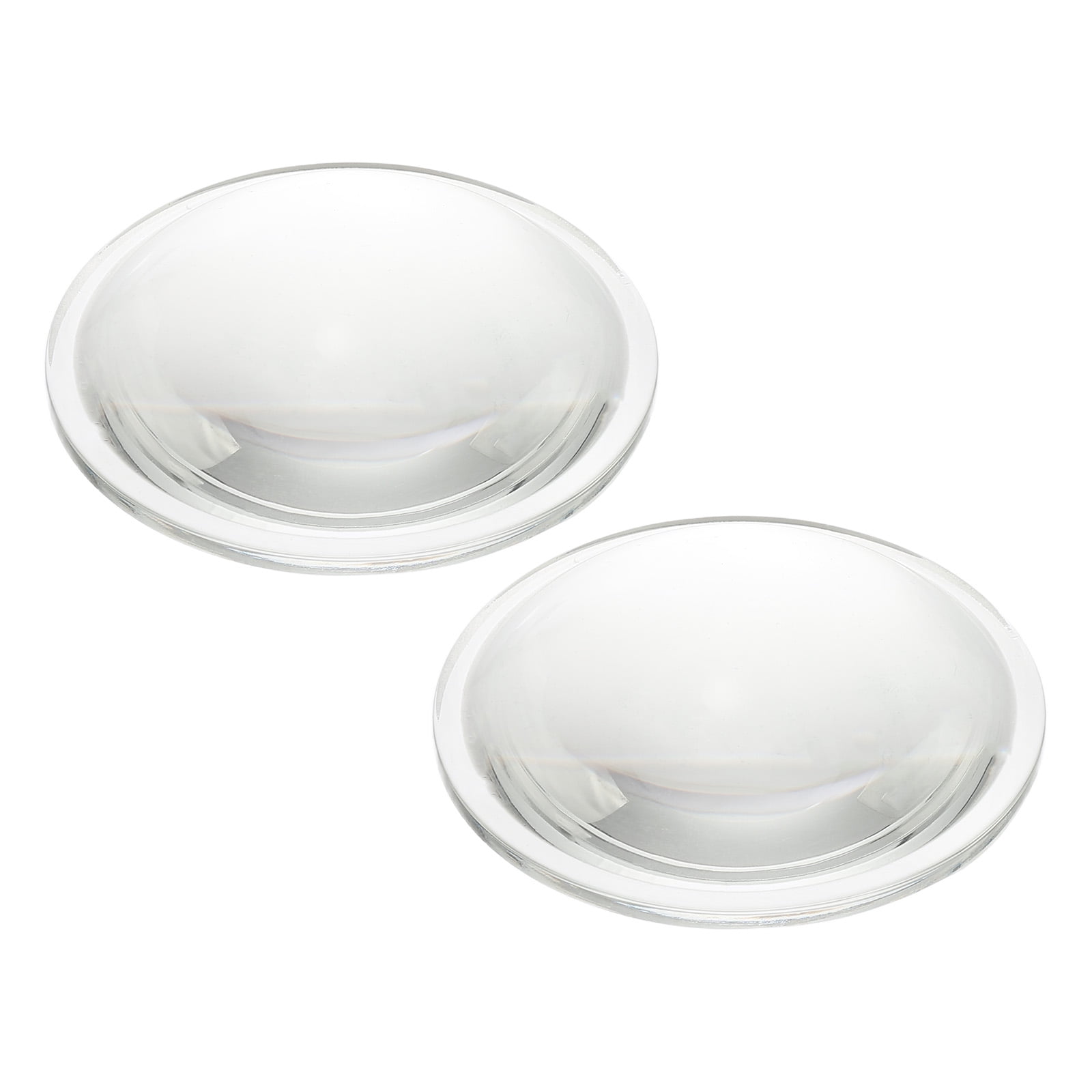 Uxcell Diameter 66.7mm Flat Convex Lens, 2 Pcs Height 19mm High ...