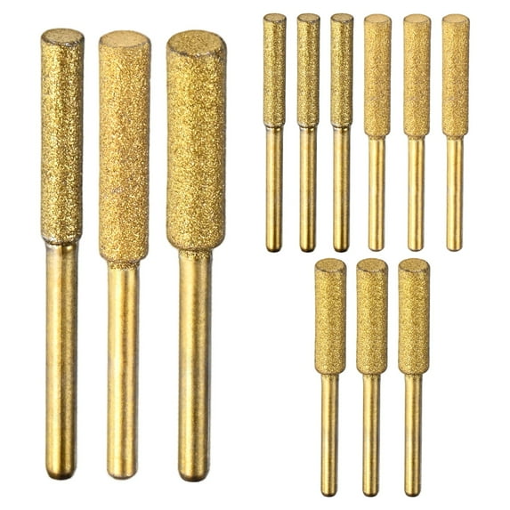 Uxcell Diamond Chainsaw Sharpener [12pcs] - Chainsaw Sharpening for ...