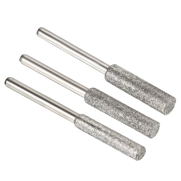 Uxcell 3/16 Inch Diamond Chainsaw Sharpener Sharpening Stone Polishing ...