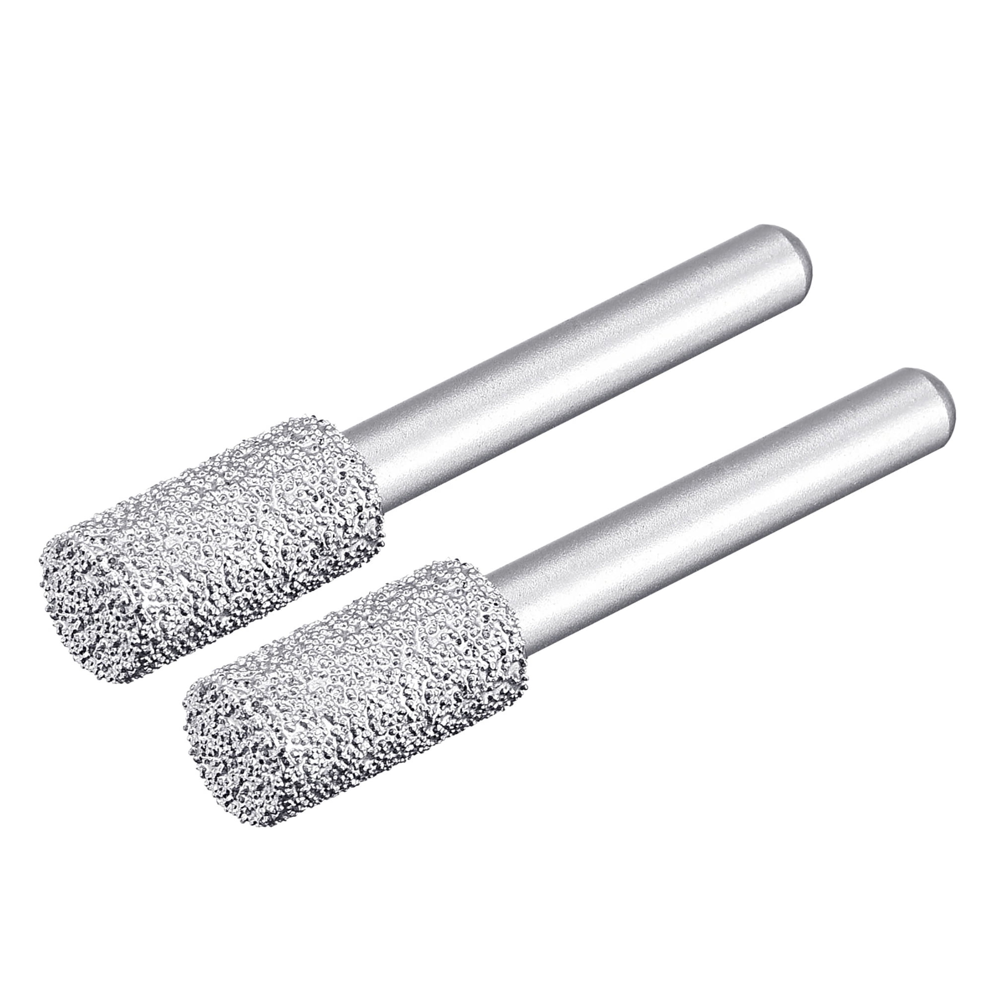 Uxcell Diamond Mounted Points Brazed Grinder Cylinder Head 10.5mm ...