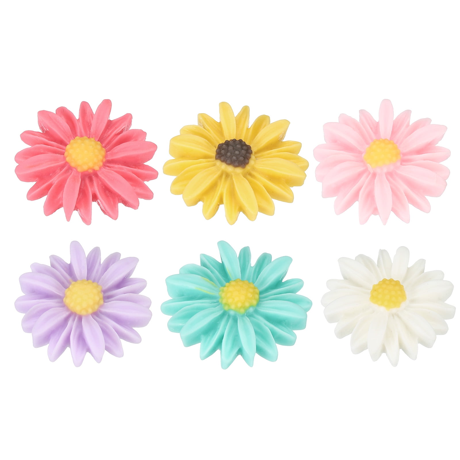 Uxcell Diamond Painted Magnet Kit, 6 Pack Flower Shape Diamond Painted ...