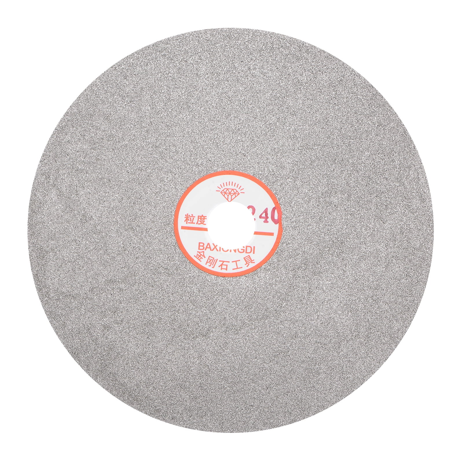 Uxcell Diamond Sanding Grinding Disc 8" Grit 240 1" Arbor Hole Flat Lap ...
