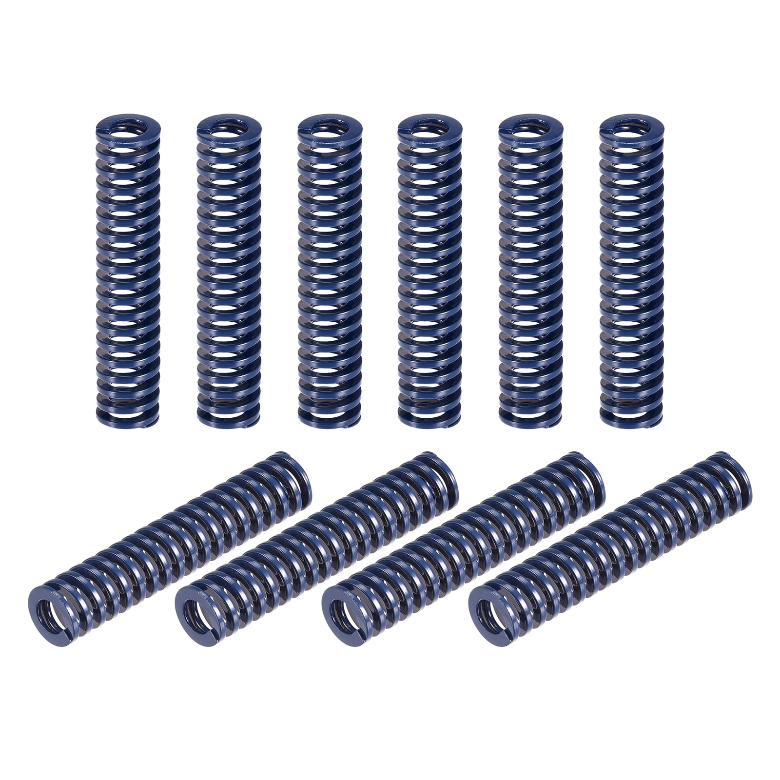 Uxcell Die Spring 10 Pack 10mm OD 50mm Long Spiral Stamping Light Load ...