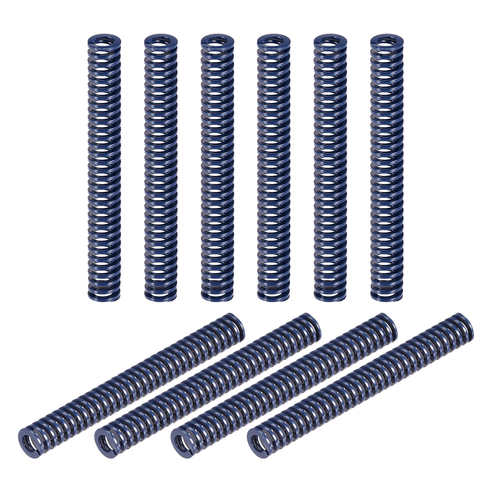 Uxcell Die Spring 10 Pack 10mm OD 80mm Long Spiral Stamping Light Load ...