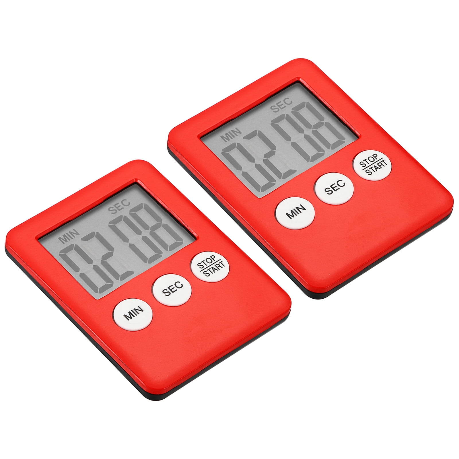 Uxcell Digital Timer,2pack Small Count Down/UP Clock with Magnetic ...