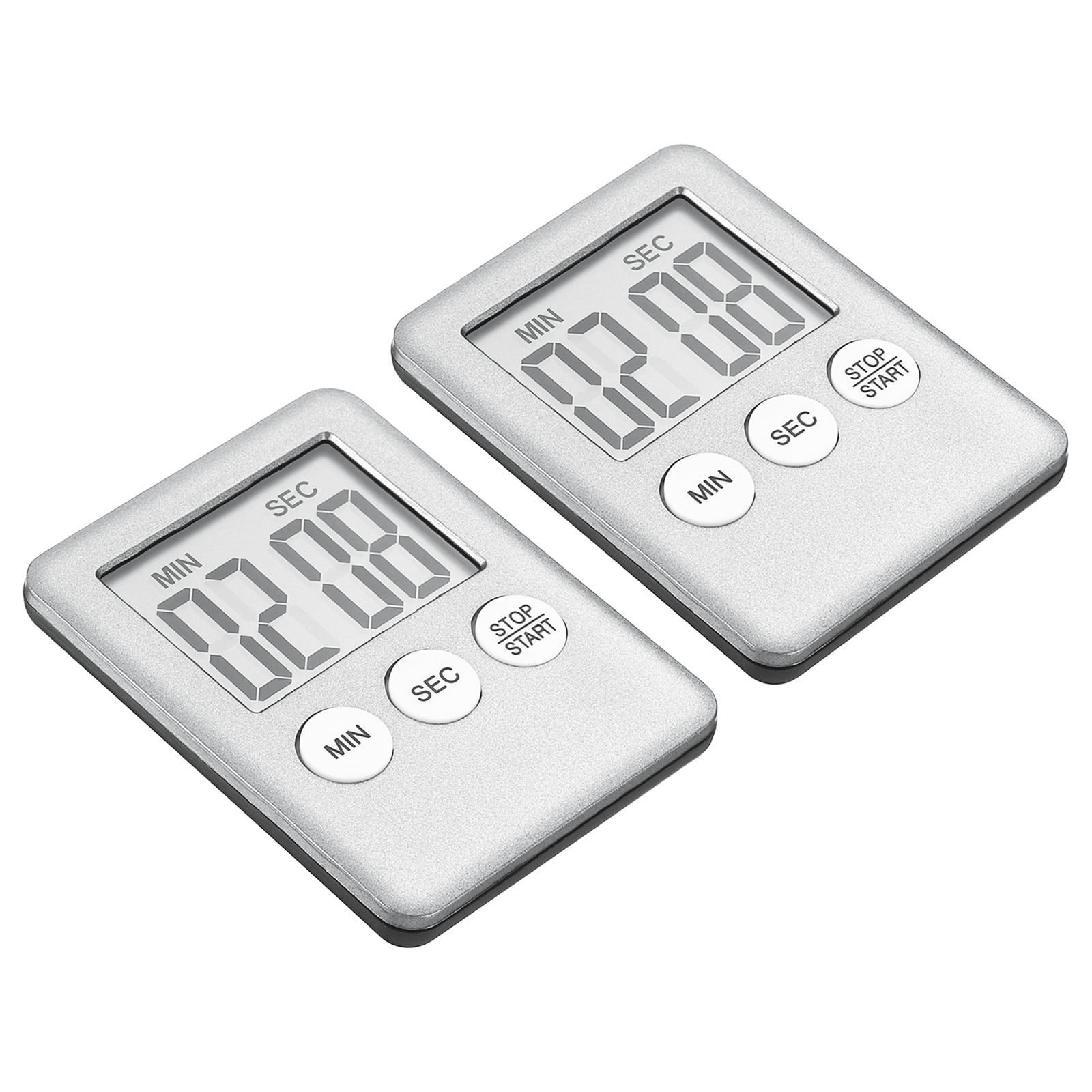Uxcell Digital Timer,2pack Small Count Down/UP Clock with Magnetic ...