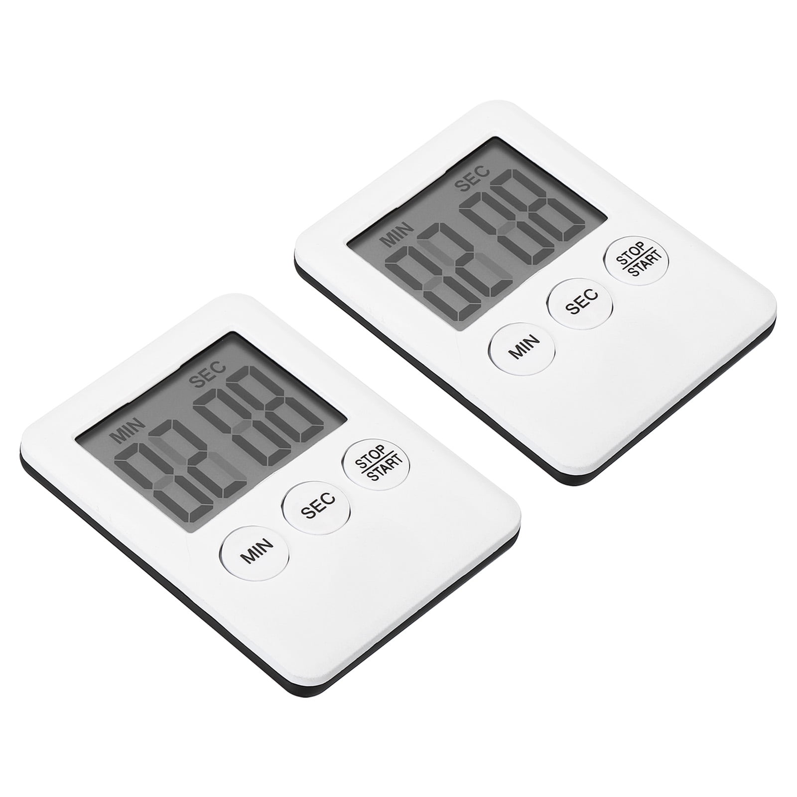 Uxcell Digital Timer,2pack Small Count Down/UP Clock with Magnetic ...