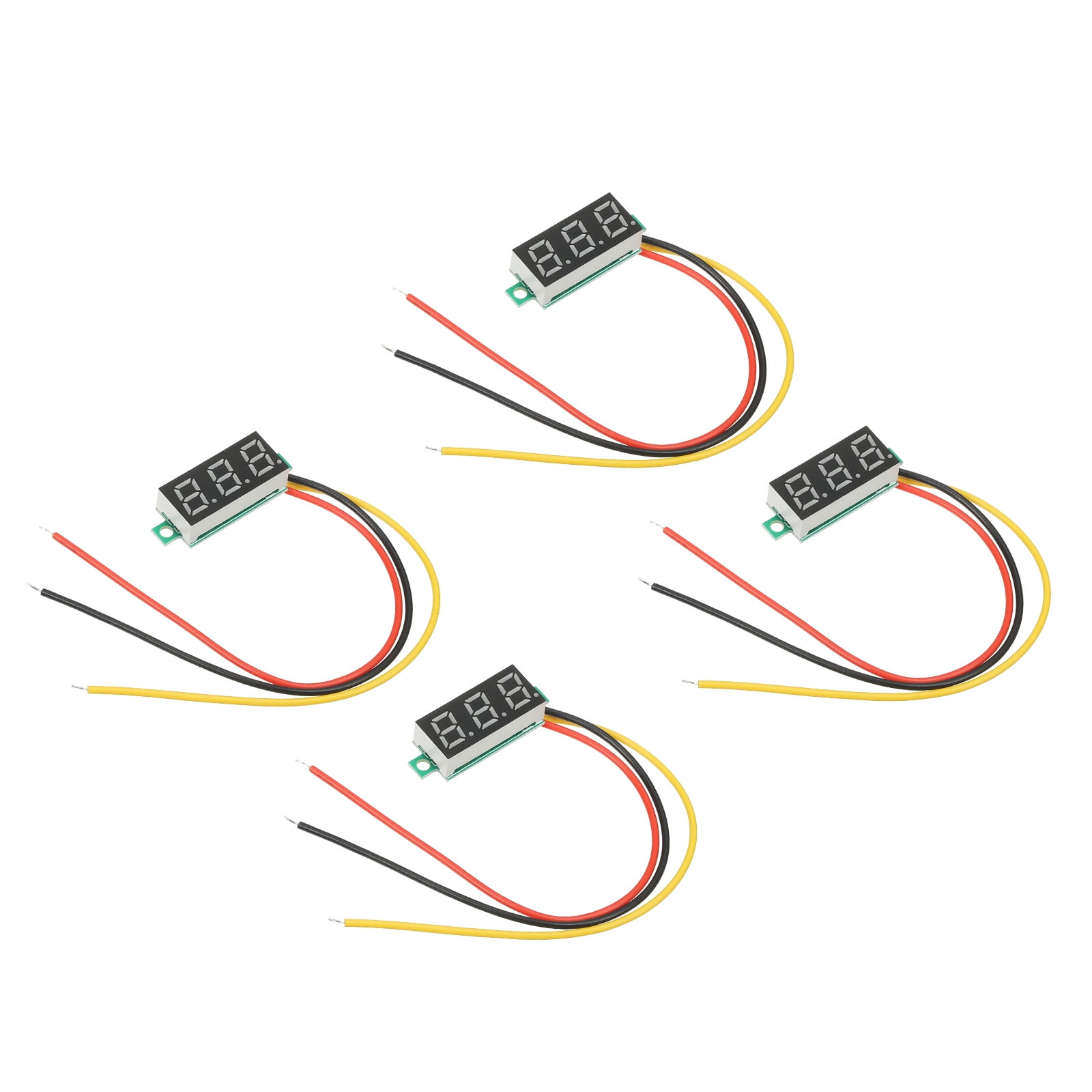 Uxcell Digital Voltage Meter 3-Wire 0.28 Inch Mini Display Panel for ...