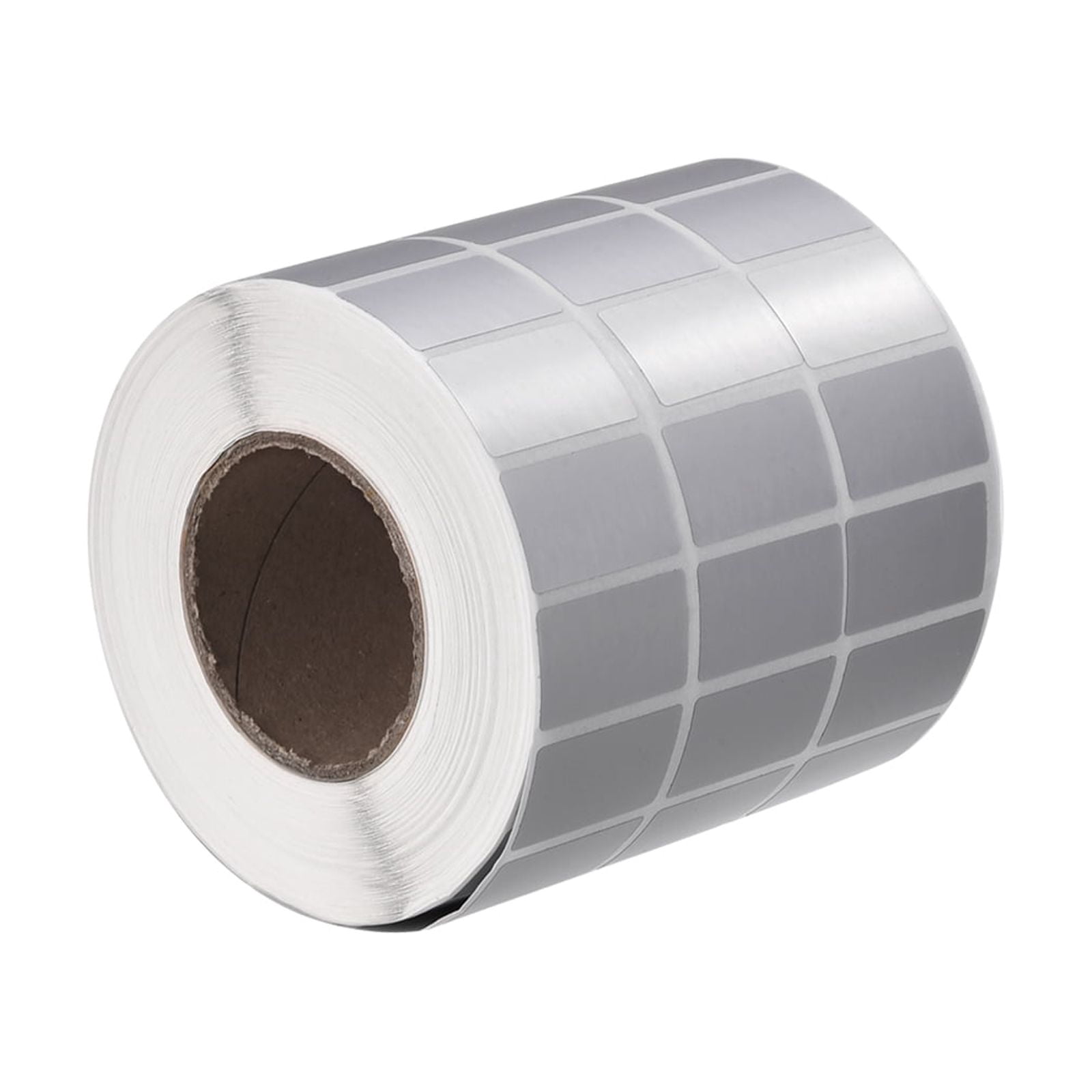 Uxcell Direct Thermal Label Metallic Silver 25x15mm in 1 Row 5000 Count ...