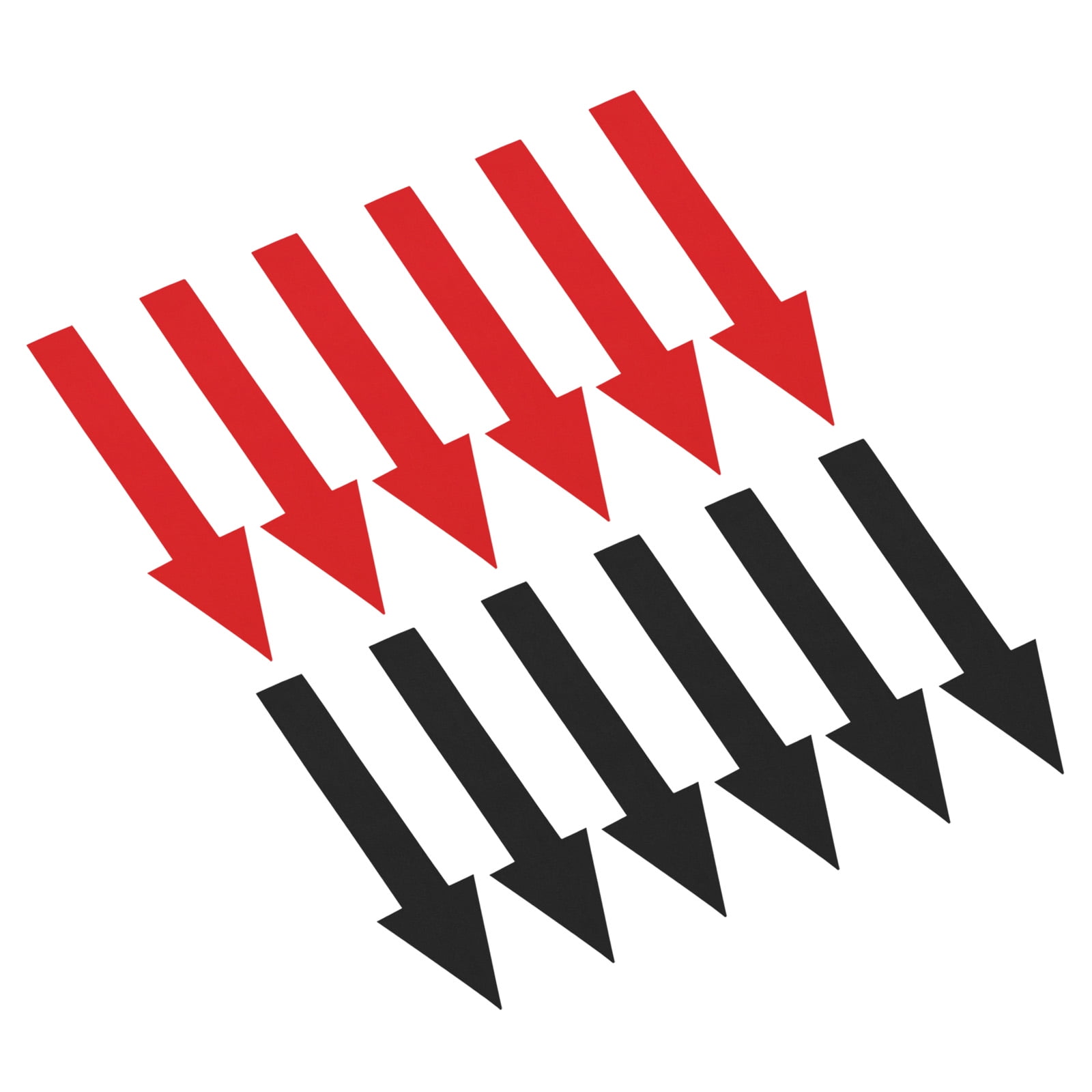 Uxcell Directional Arrow Sticker, 12 Pack PVC Removable Self Adhesive ...