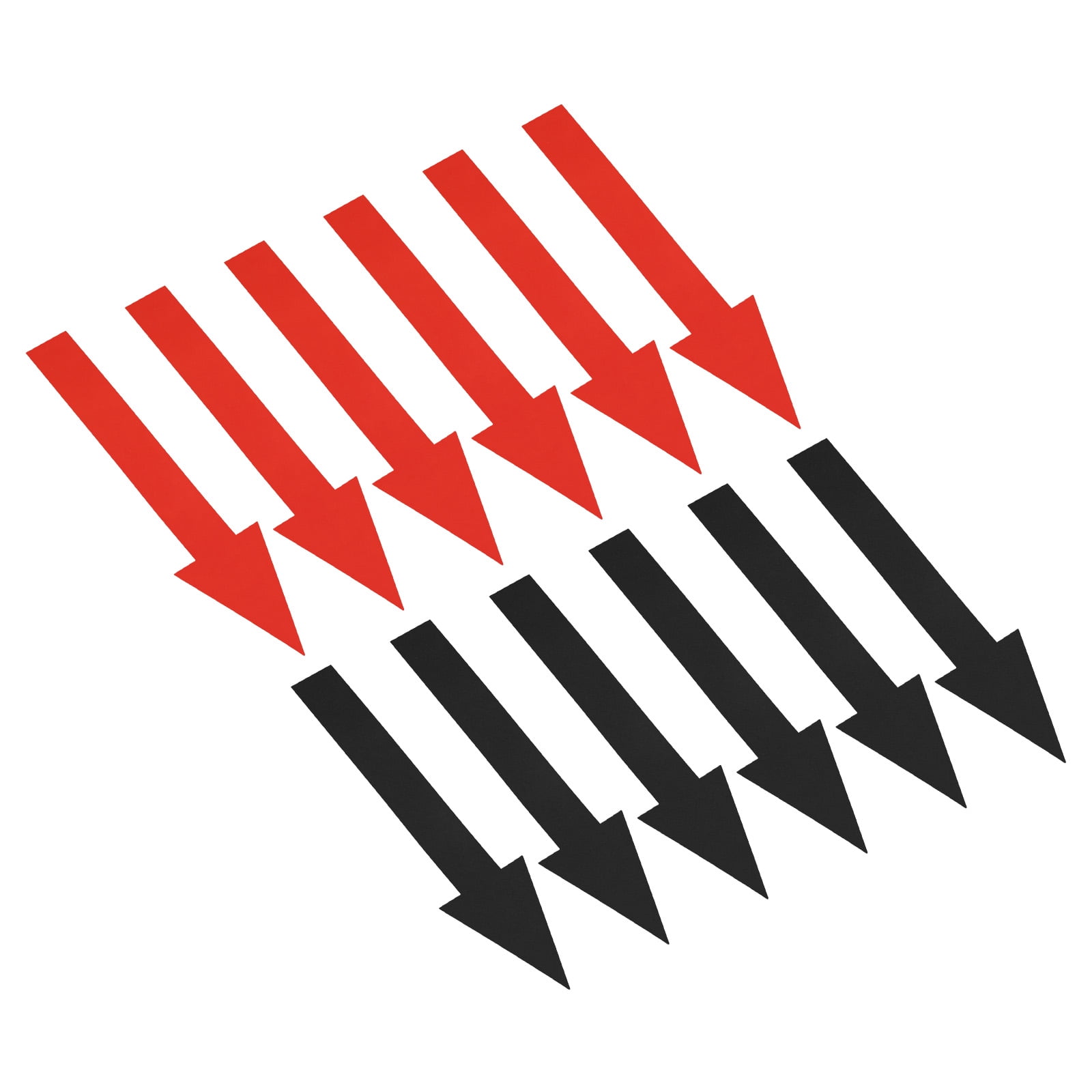 Uxcell Directional Arrow Sticker, 12 Pack PVC Removable Self Adhesive ...