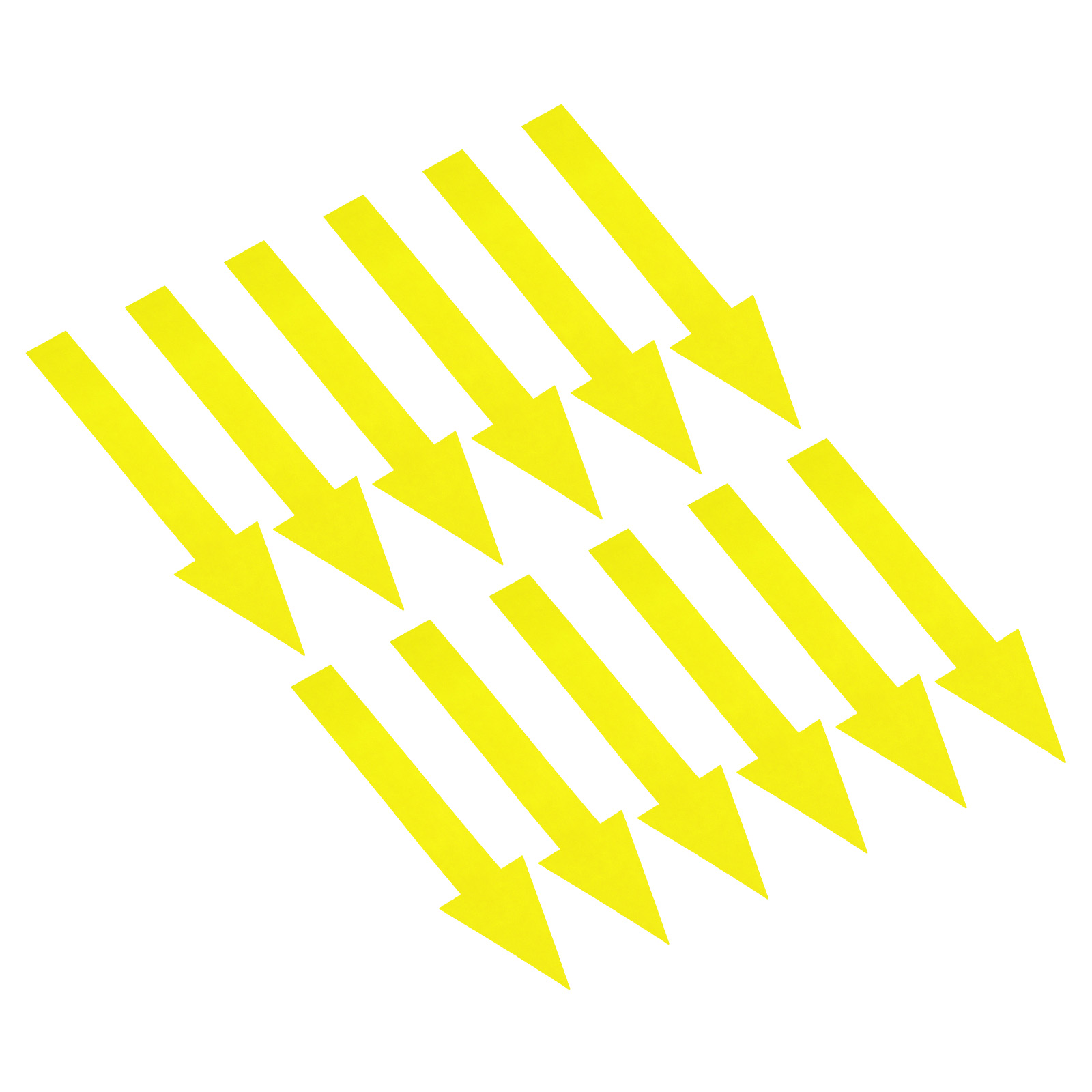 Uxcell Directional Arrow Sticker, 12 Pack PVC Removable Self Adhesive ...