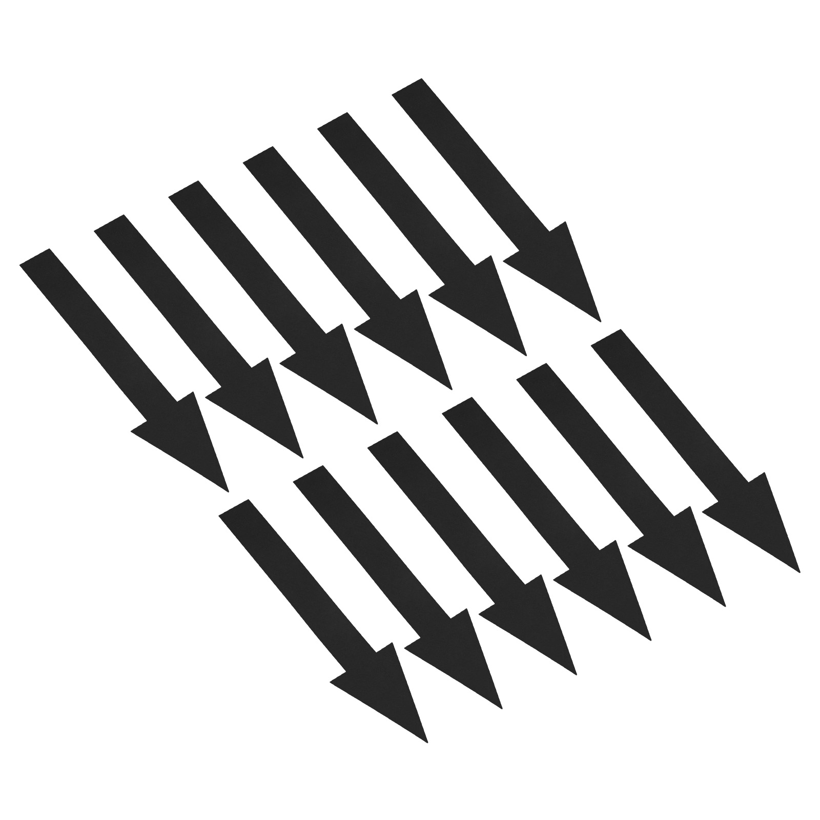 Uxcell Directional Arrow Sticker, 24 Pack PVC Removable Self Adhesive ...