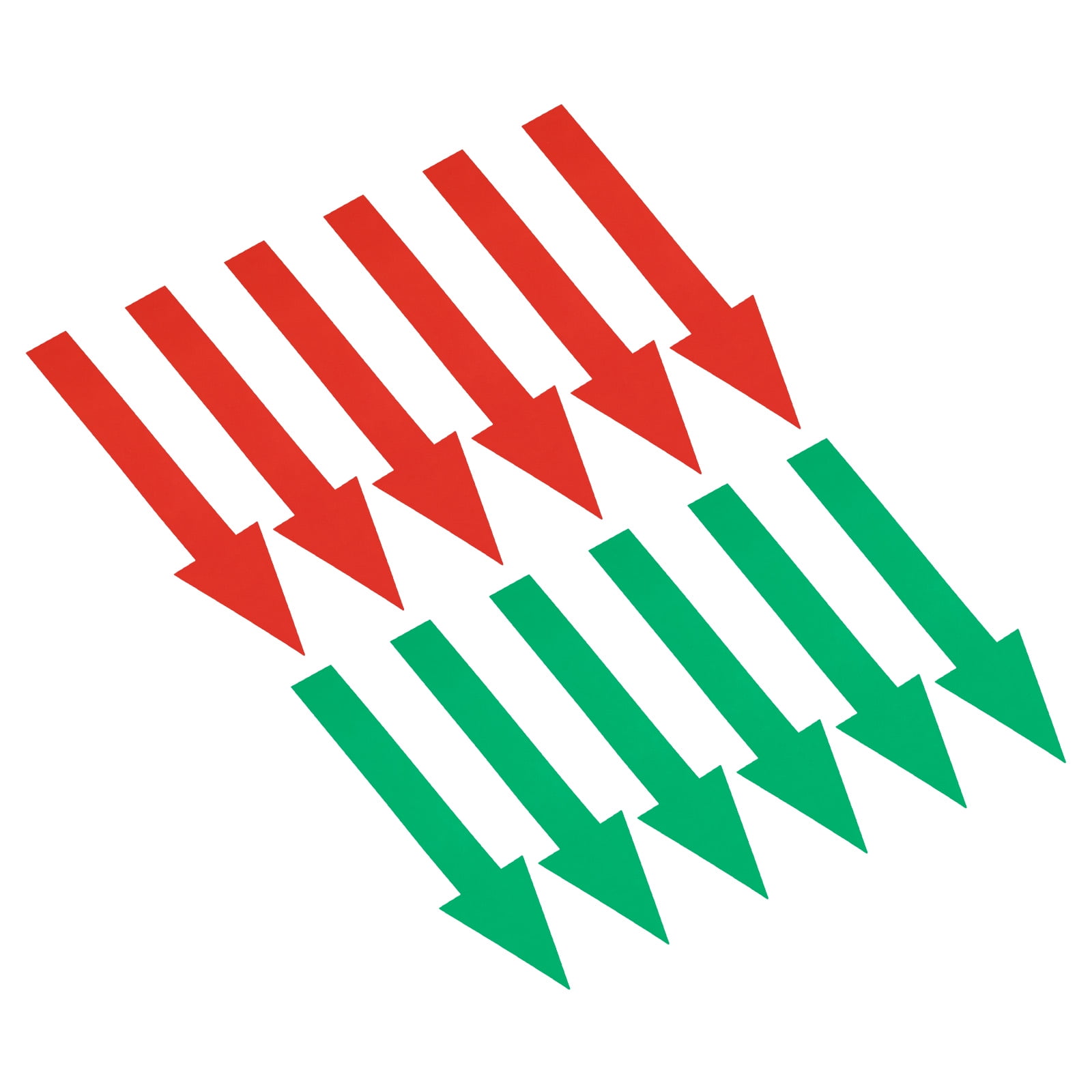 Uxcell Directional Arrow Sticker, 24 Pack PVC Removable Self Adhesive ...