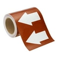 Uxcell Directional Pipe Flow Arrow Adhesive Tape 3-8/9"x65' Pipe ...