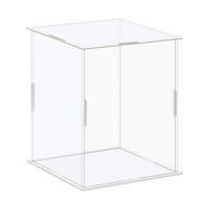 Uxcell Acrylic Display Case Plastic Box Cube Storage Box Assemble ...