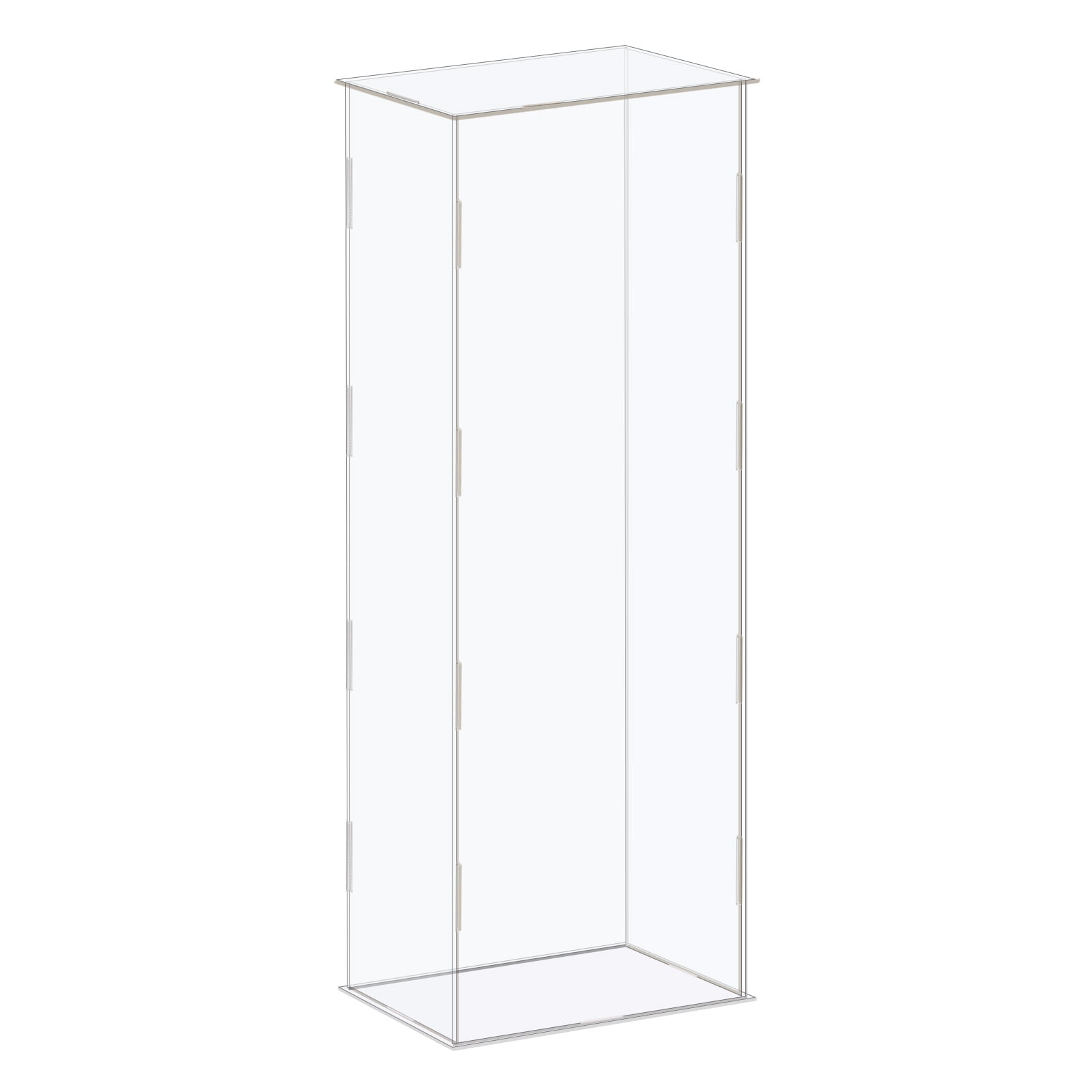 Uxcell Display Case Box Acrylic Box Transparent Dustproof Protection ...