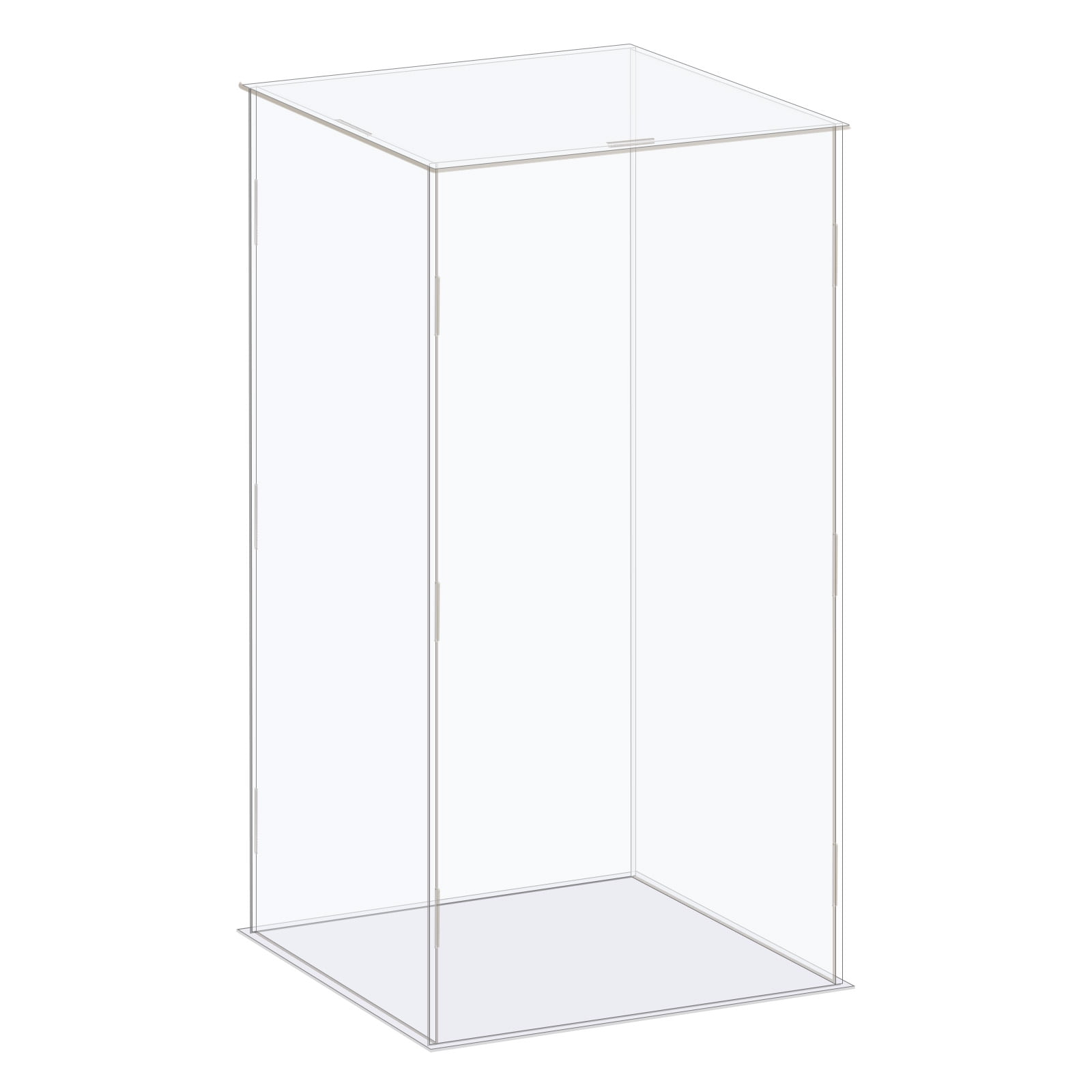 Uxcell Display Case Box, Acrylic Box, Dustproof Protection Showcase ...