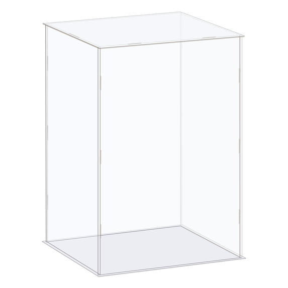 Uxcell Display Case Box Acrylic Box Transparent Dustproof Protection ...