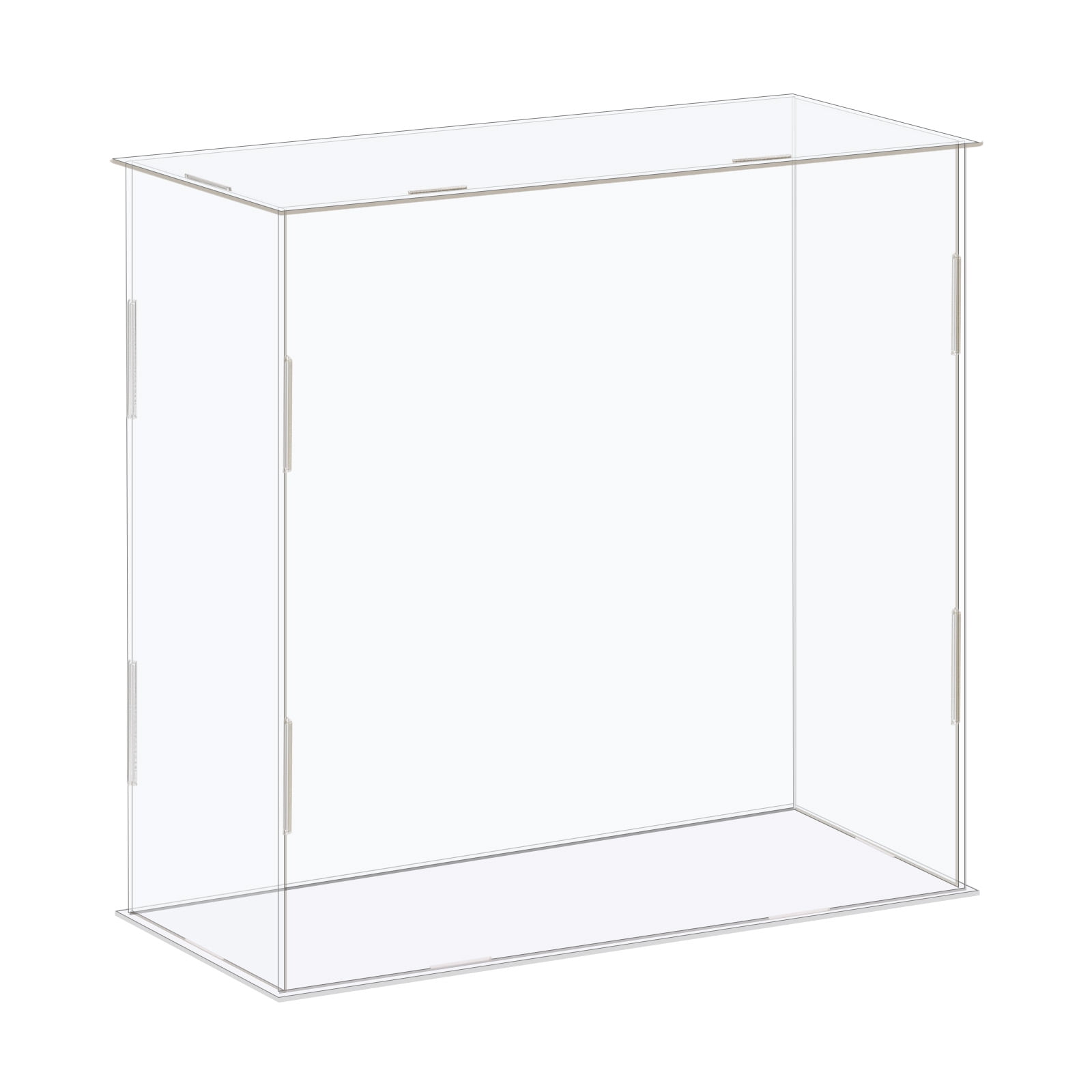 Uxcell Display Case Box, Acrylic Box, Dustproof Protection Showcase ...