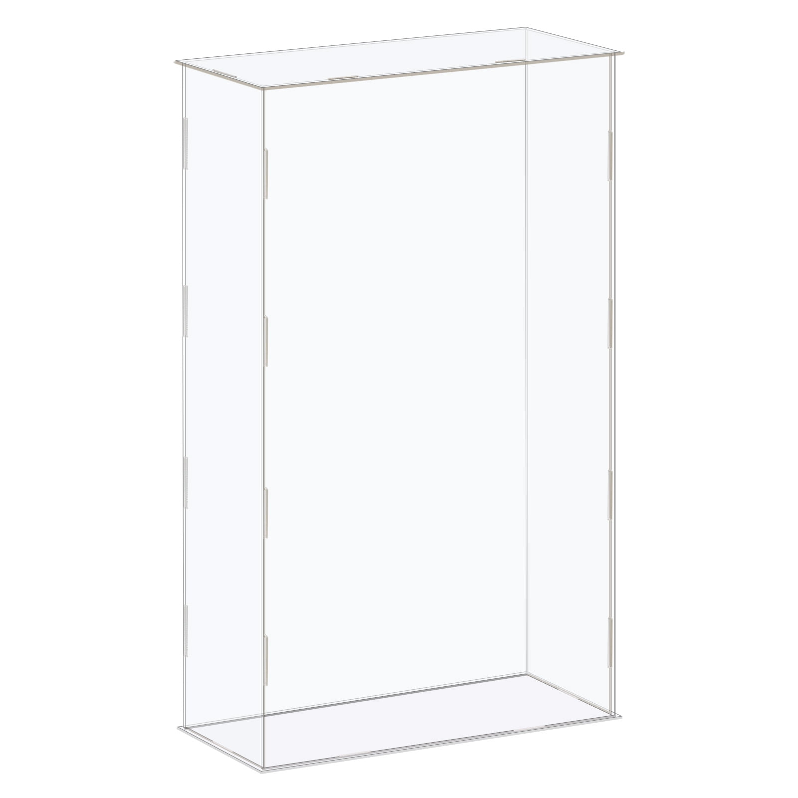 Uxcell Display Case Box Acrylic Box Transparent Dustproof Protection ...
