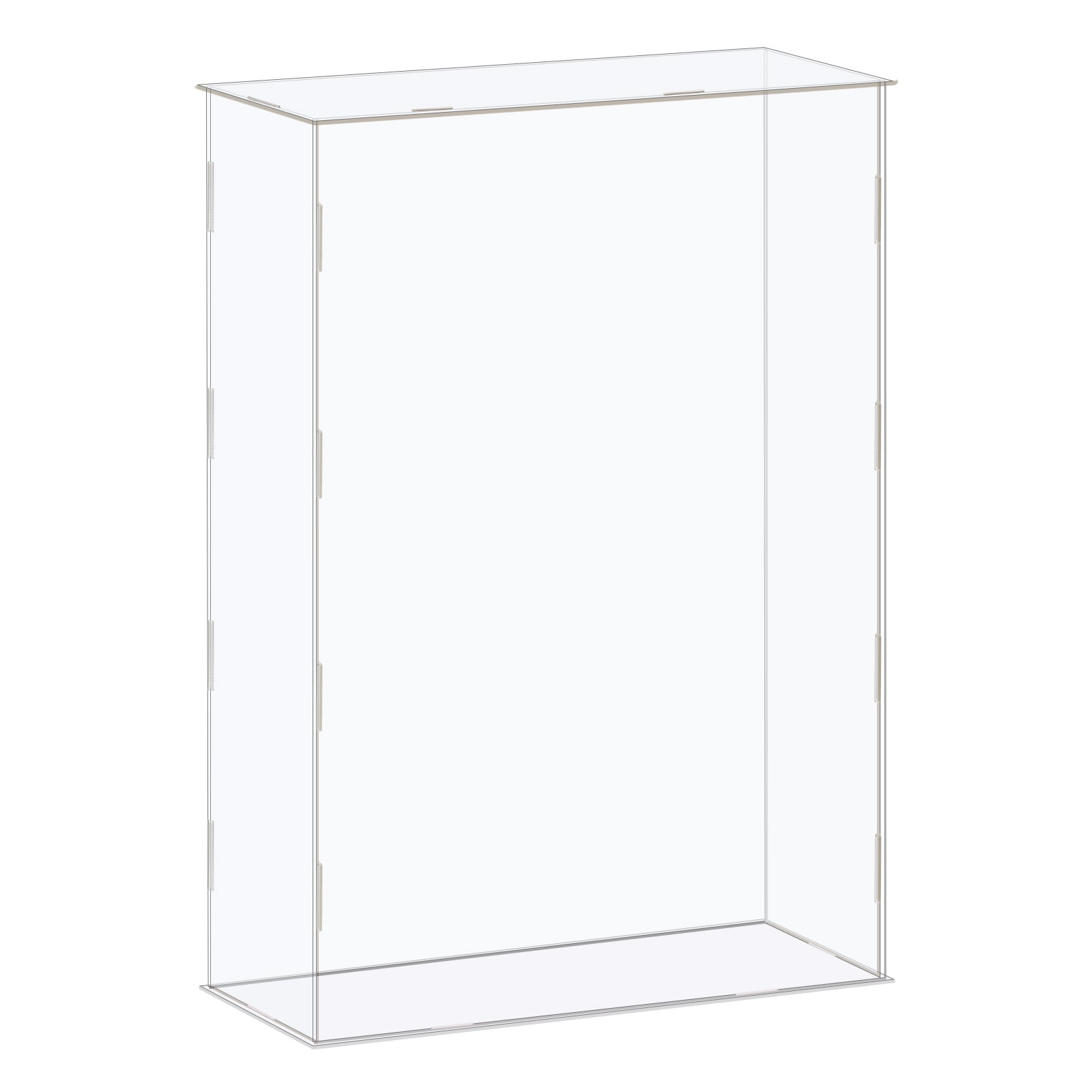 Uxcell Display Case Box Acrylic Box Transparent Dustproof Protection ...