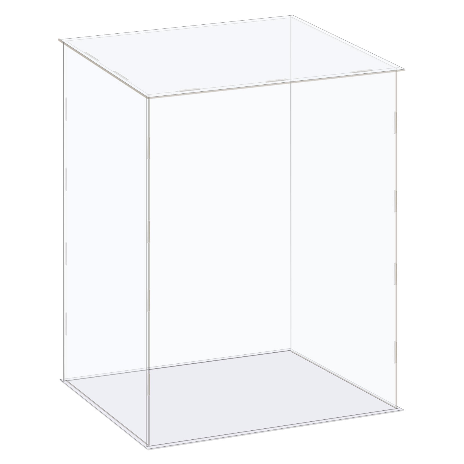 Uxcell Display Case Box, Acrylic Box, Dustproof Protection Showcase ...